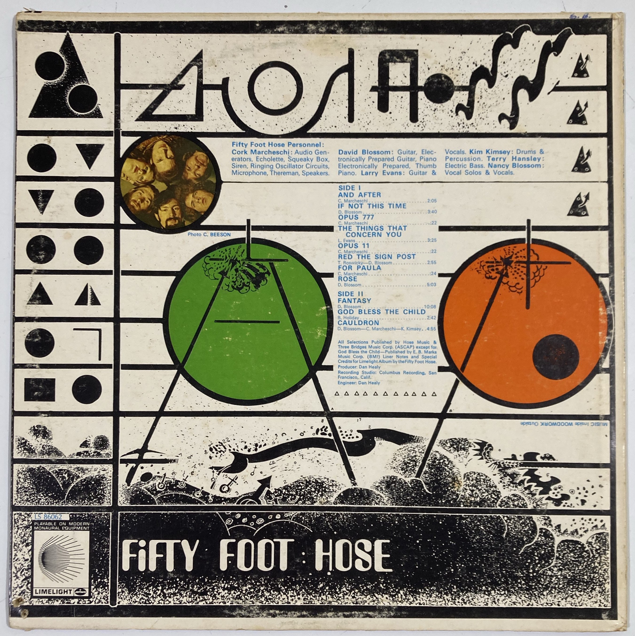 Lot 67 - FIFTY FOOT HOSE - CAULDRON LP (ORIGINAL US