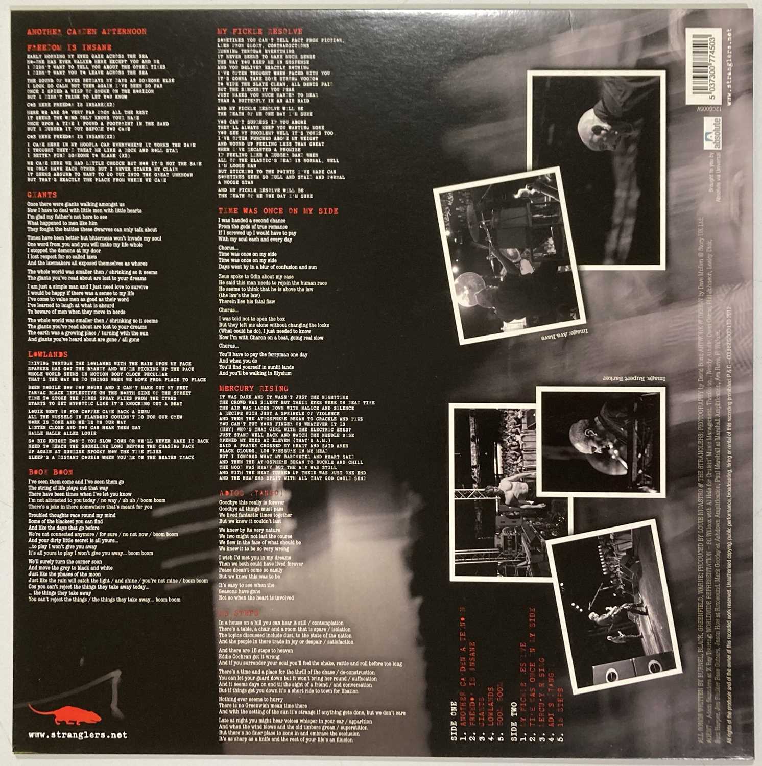 Lot 70 - THE STRANGLERS - GIANTS LP (ORIGINAL SIGNED