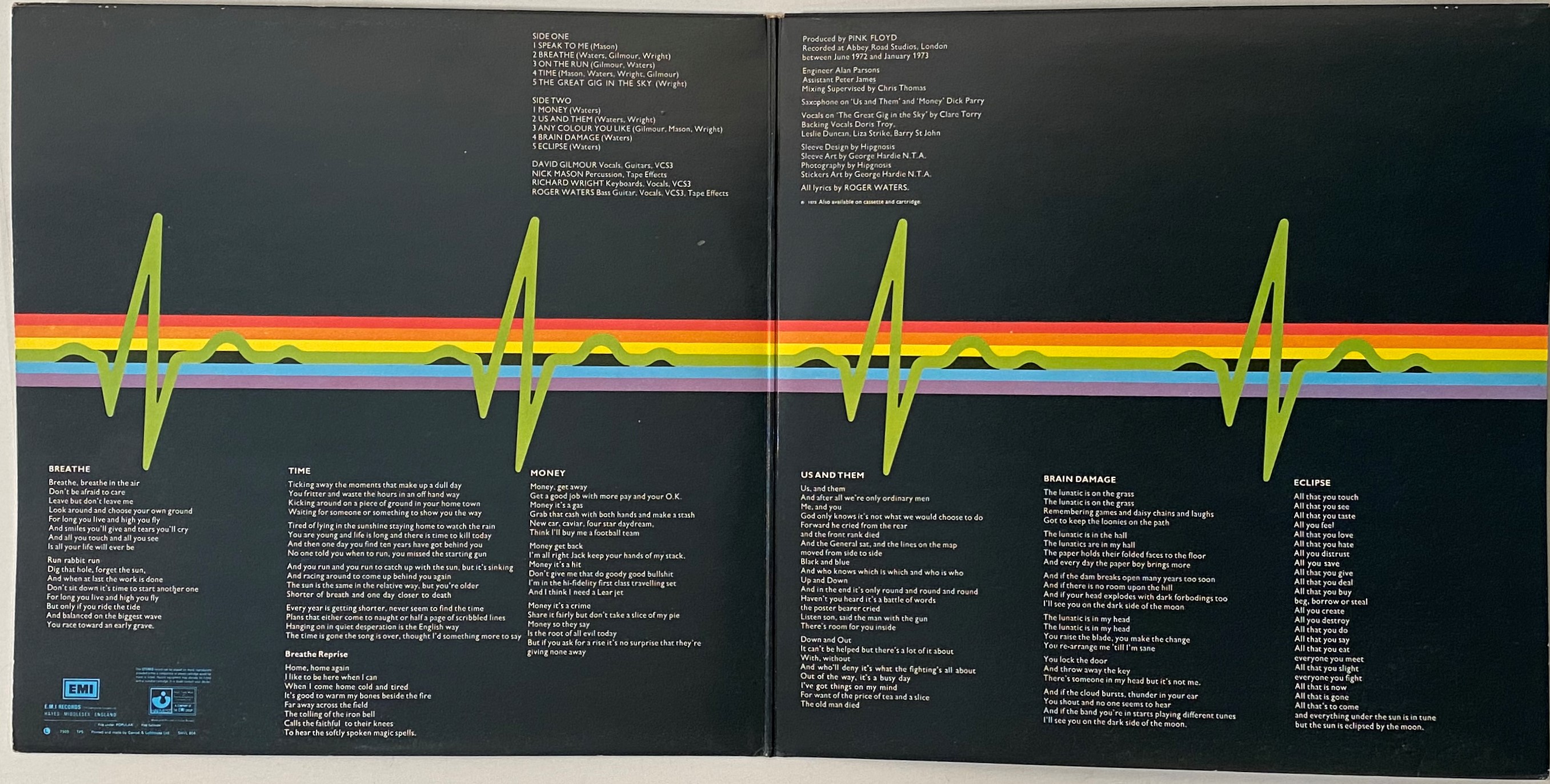 Lot 168 Pink Floyd The Dark Side Of The Moon Lp