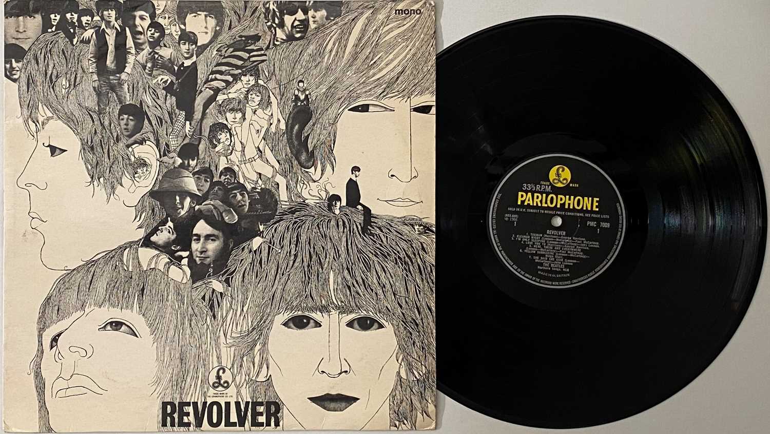 Lot 187 - THE BEATLES - REVOLVER LP (ORIGINAL UK