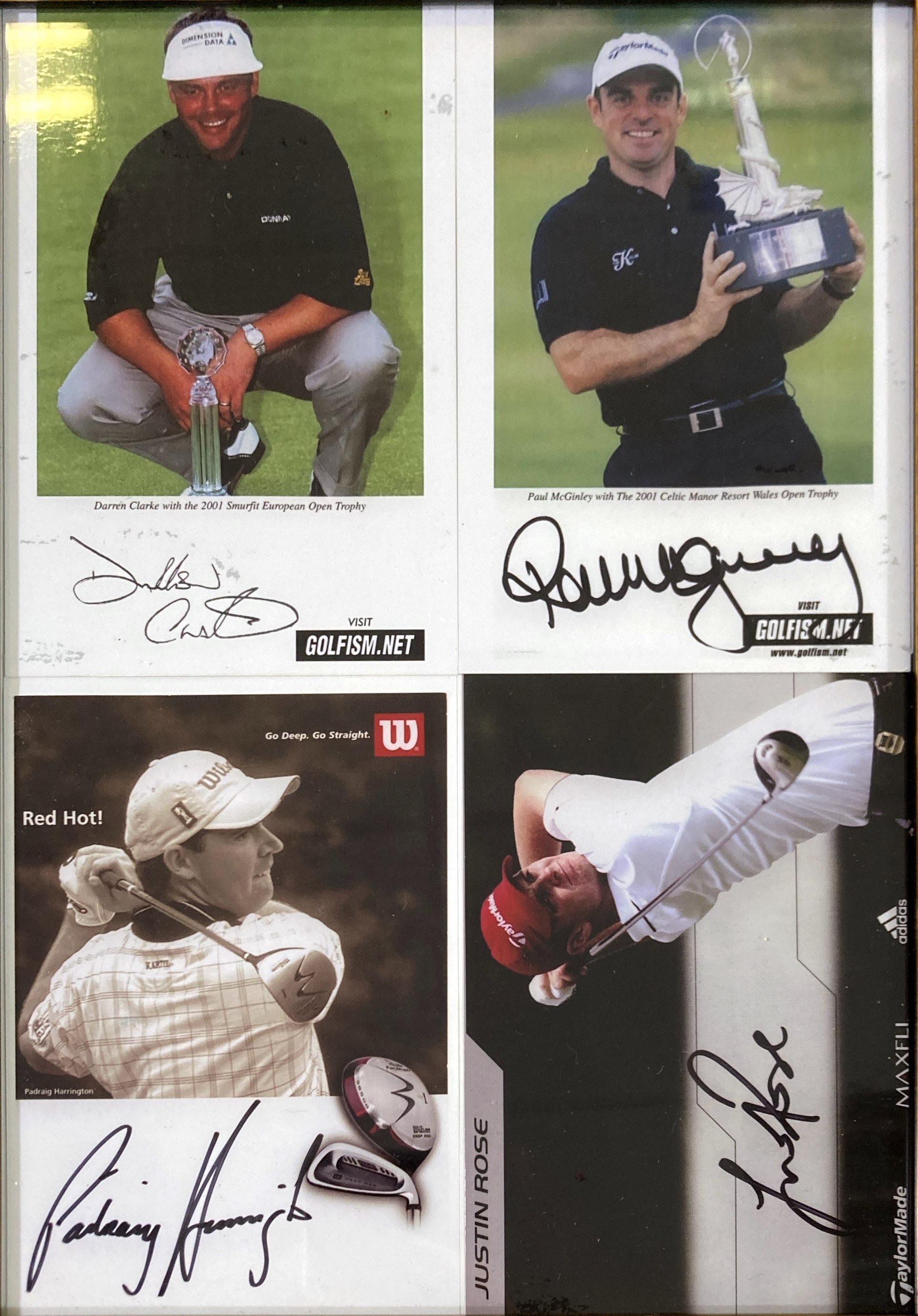 Lot 194 - GOLF STARS SIGNED IMAGES.