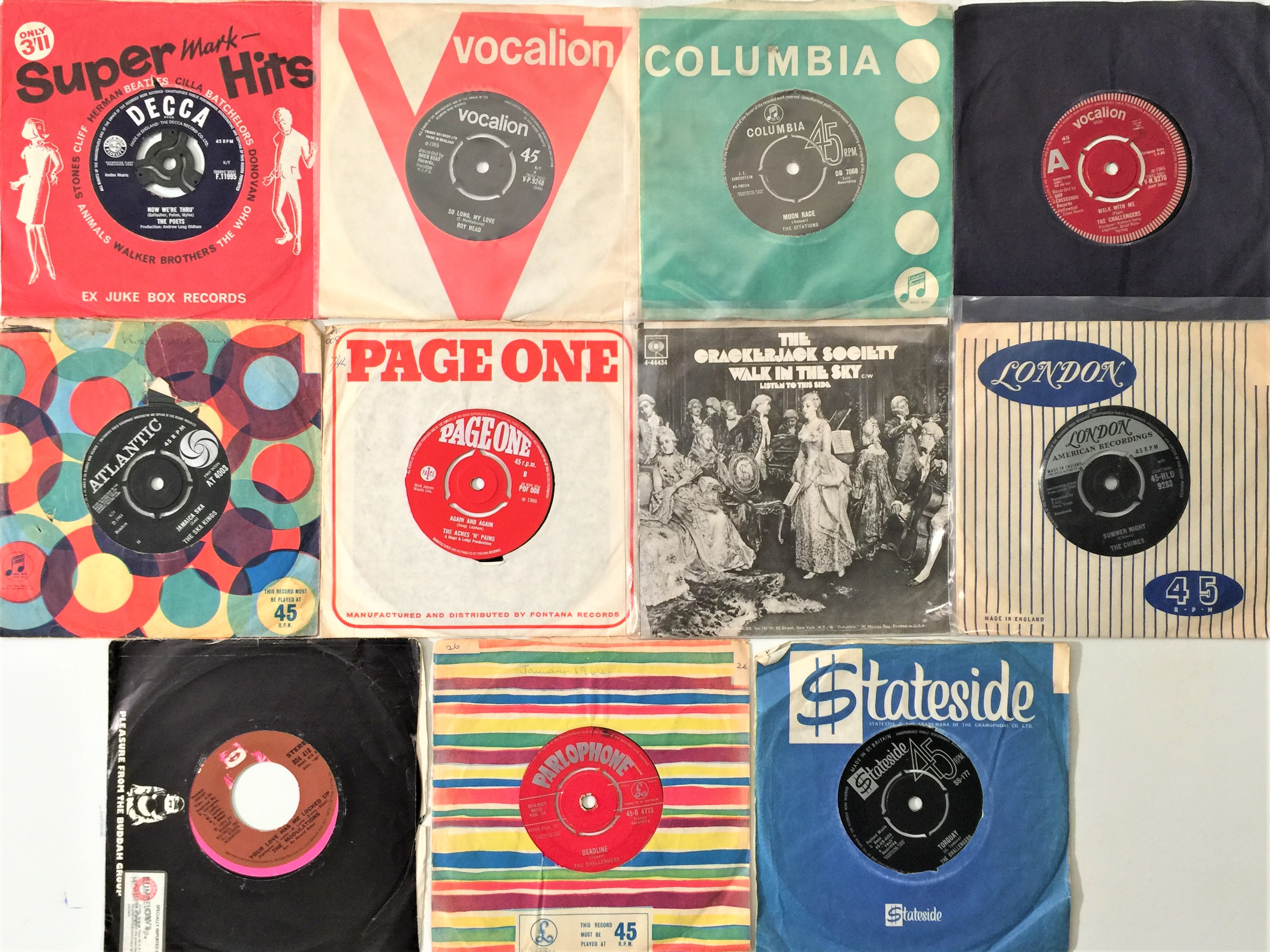 Lot 209 - 60s/70s BEAT/PSYCH/MOD/R&B/R&R UK 7"