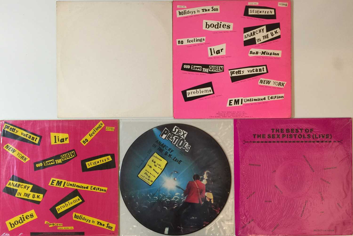Lot 69 Sex Pistols Lps