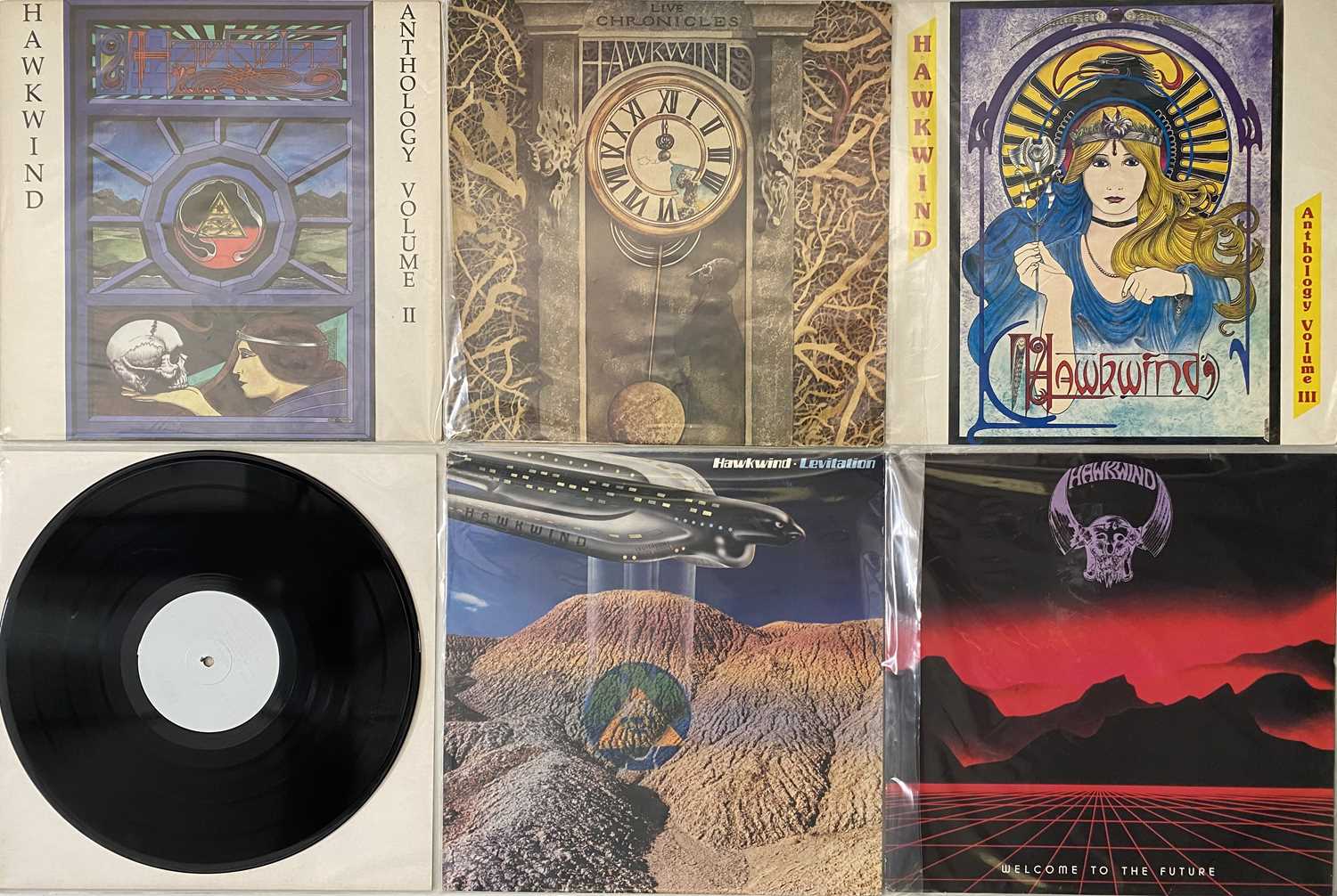 Lot 7 - HAWKWIND - LP COLLECTION