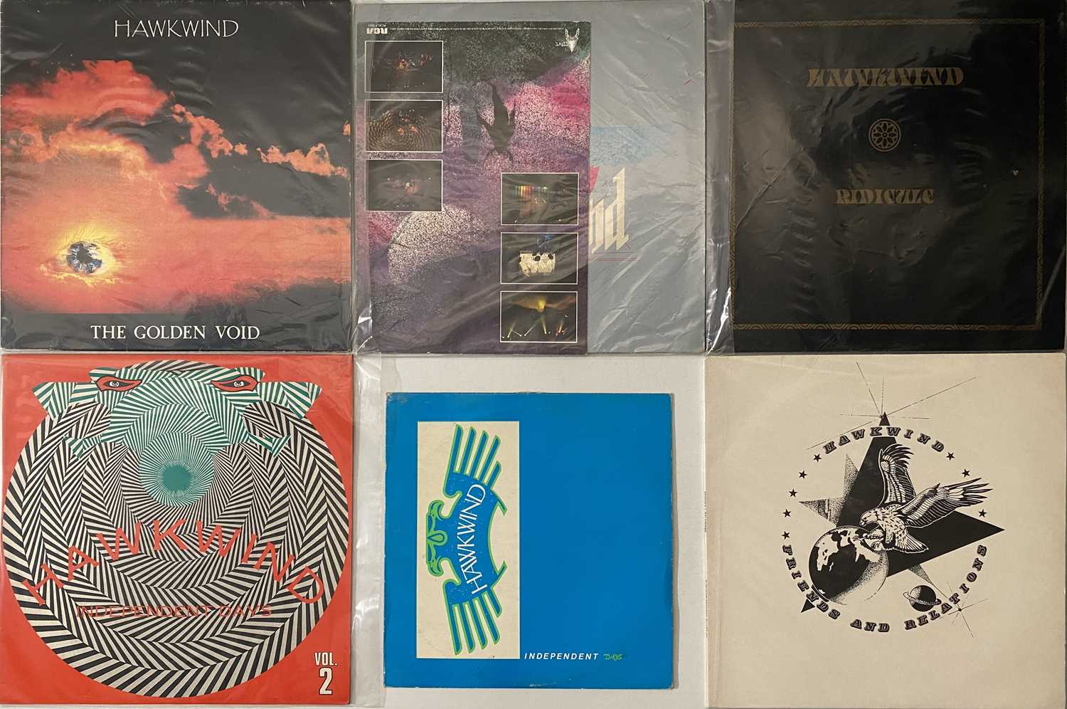 Lot 8 - HAWKWIND - LP COLLECTION
