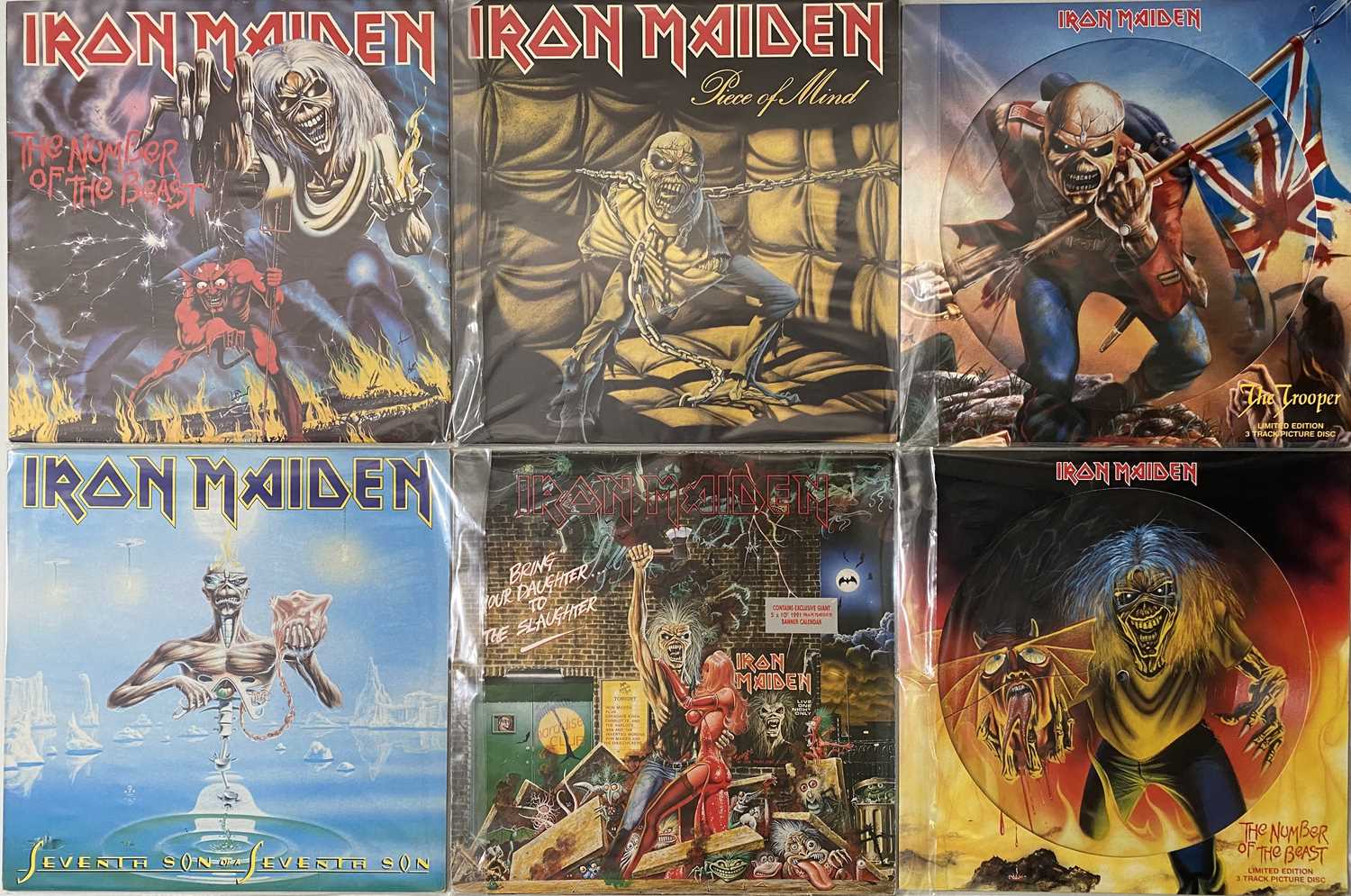 Lot 600 - IRON MAIDEN/ HEAVY ROCK & METAL - LP