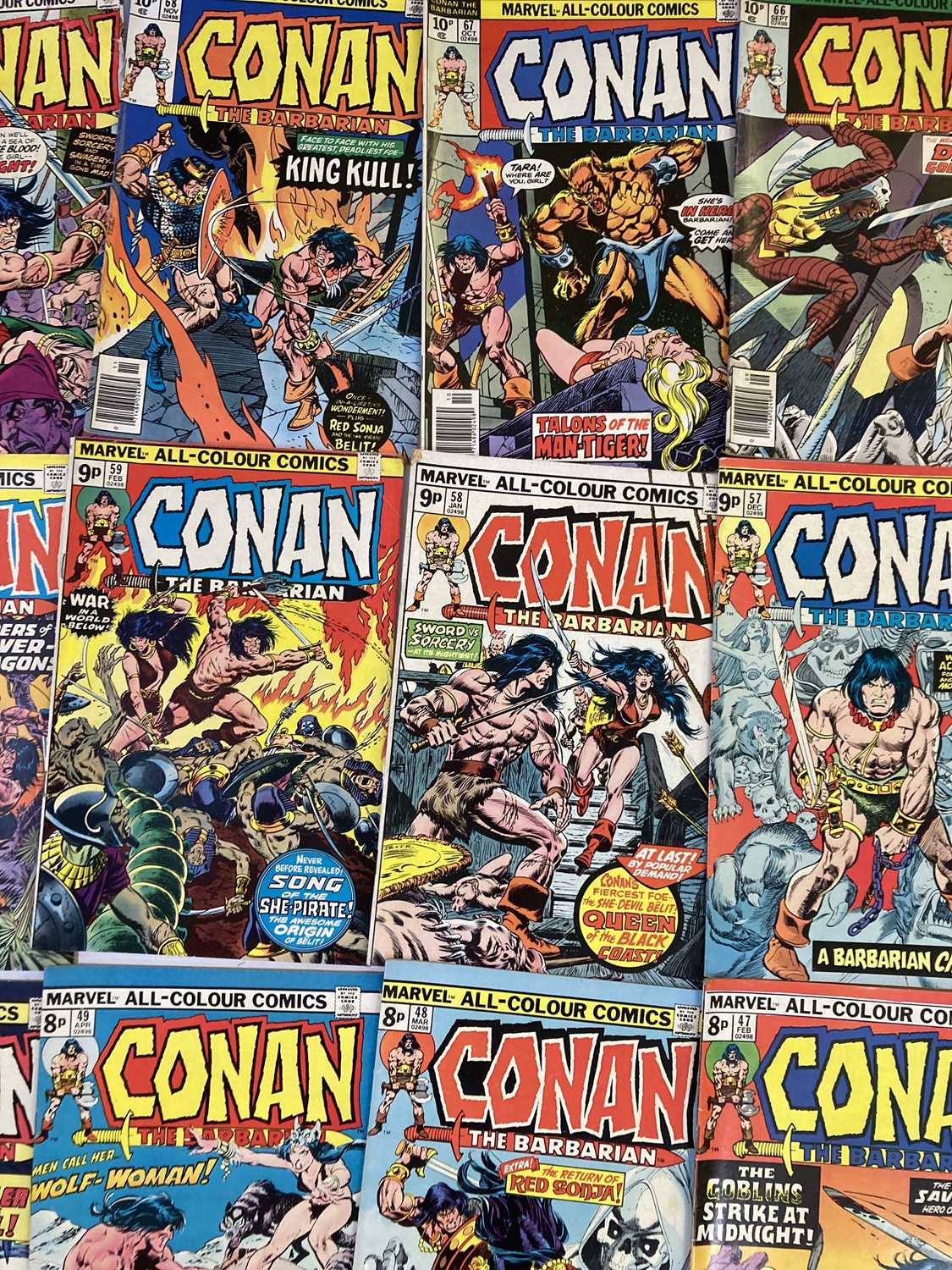 Lot 126 - MARVEL COMICS - CONAN / THOR.