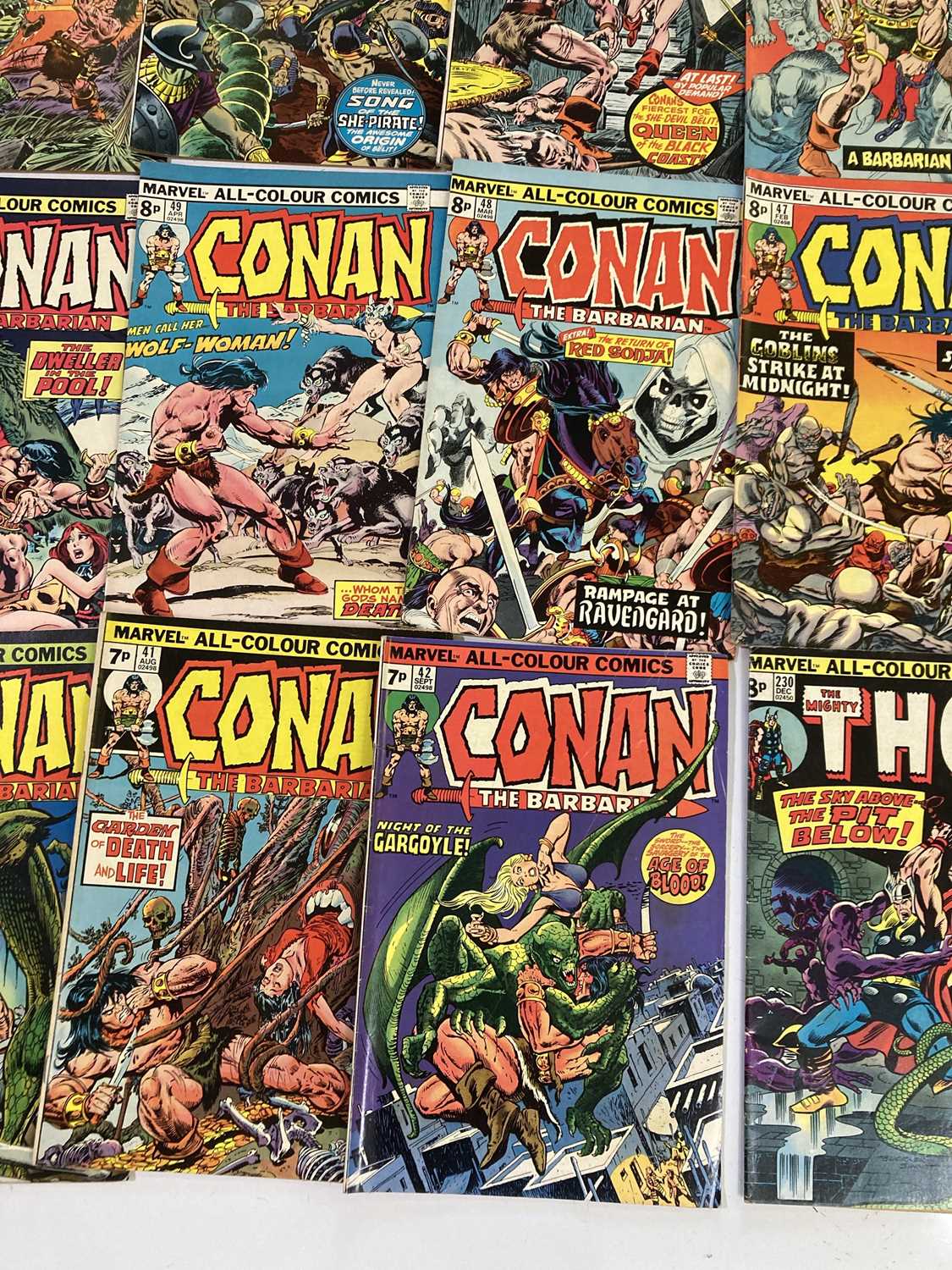 Lot 126 - MARVEL COMICS - CONAN / THOR.