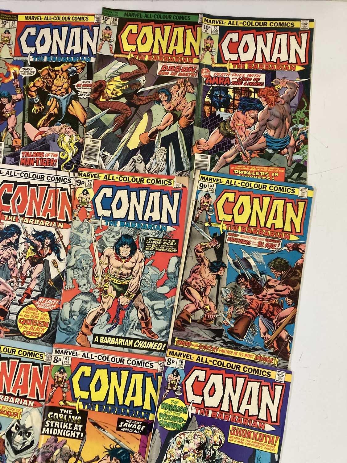 Lot 126 - MARVEL COMICS - CONAN / THOR.