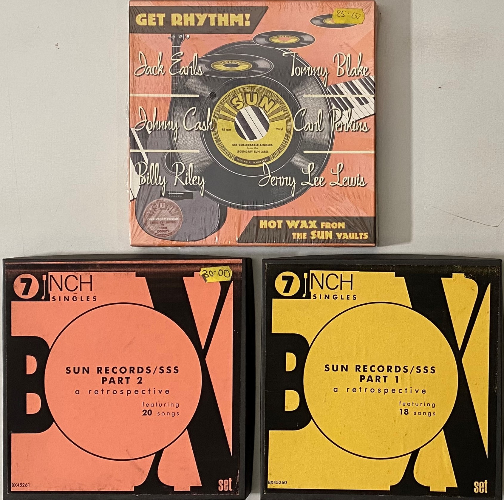 Lot 603 - SUN RECORDS - 7" BOX SETS