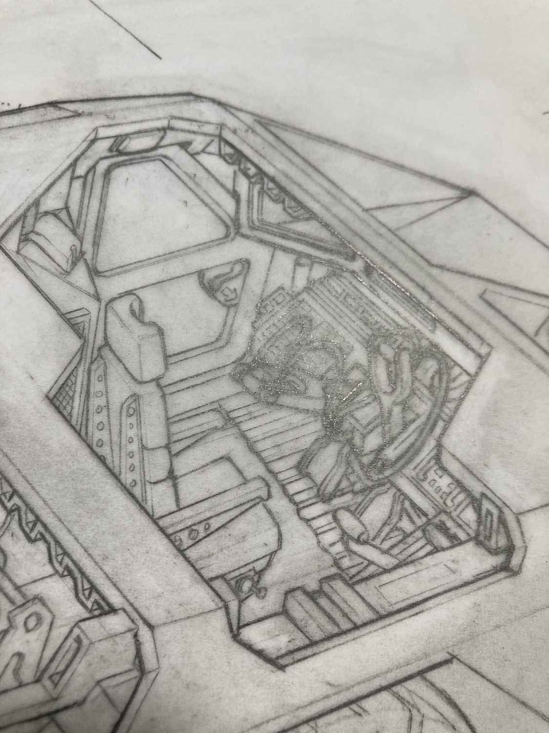 Lot 199 - JOHN R. MULLANEY - ORIGINAL ARTWORK - ALIENS