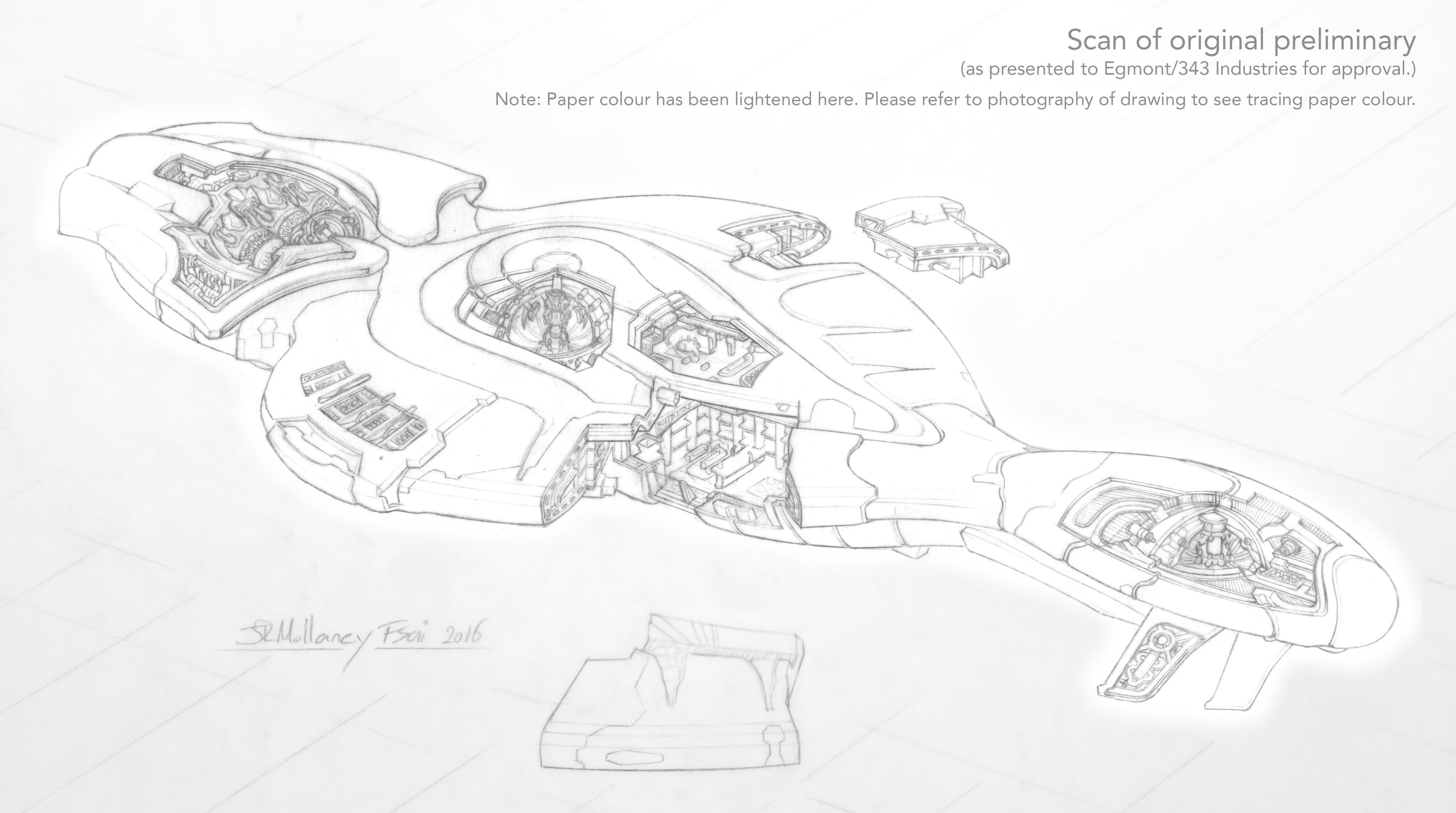 Lot 210 - JOHN R. MULLANEY - ORIGINAL ARTWORK - HALO,