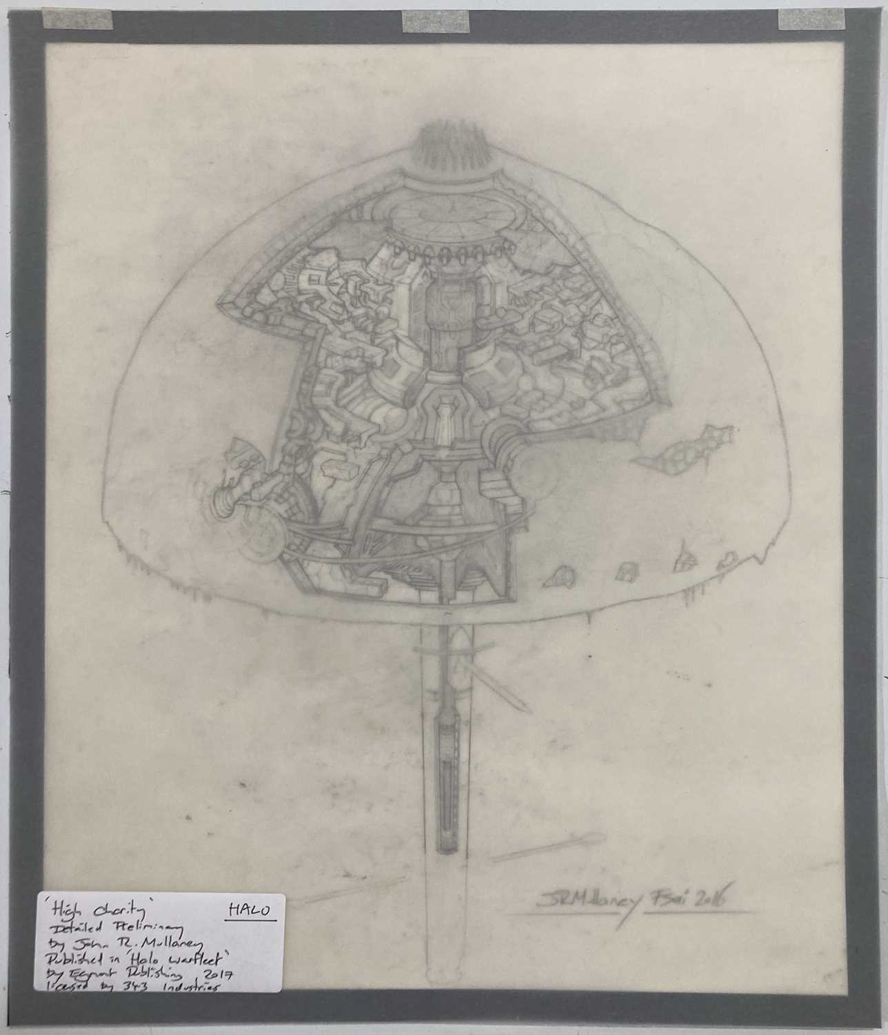 Lot 211 - JOHN R. MULLANEY - ORIGINAL ARTWORK - HALO,