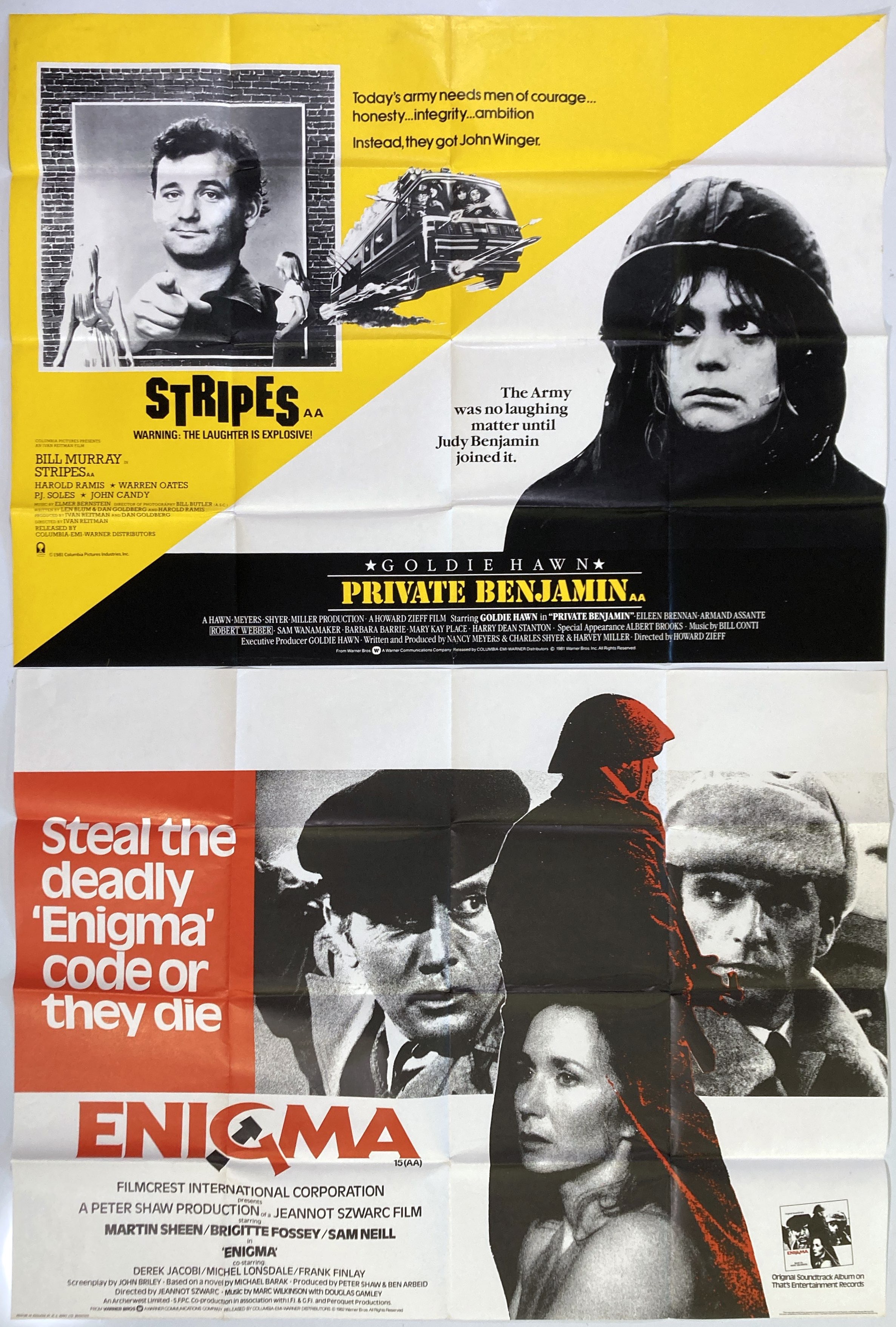 Lot 254 - QUAD POSTERS.
