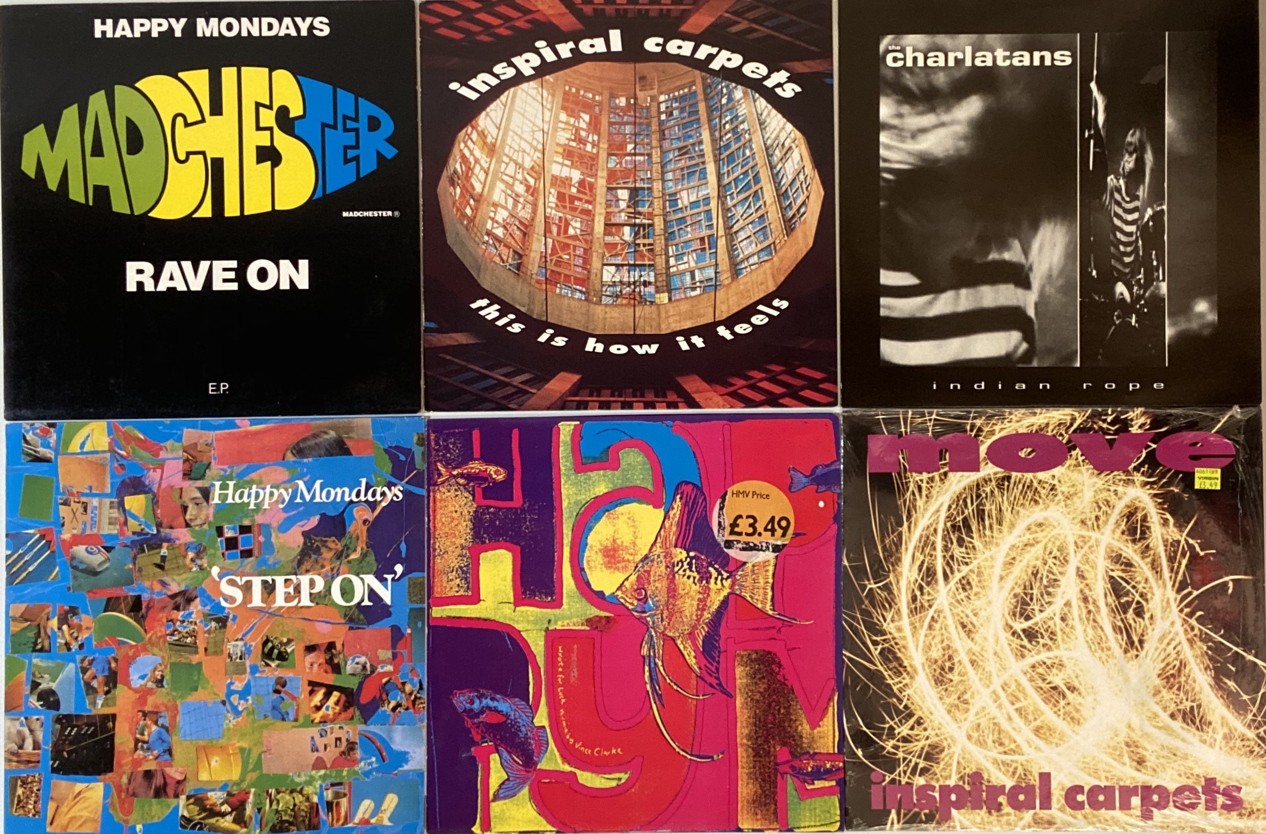 Lot 9 - MANCHESTER/ INDIE - LPs & 12"