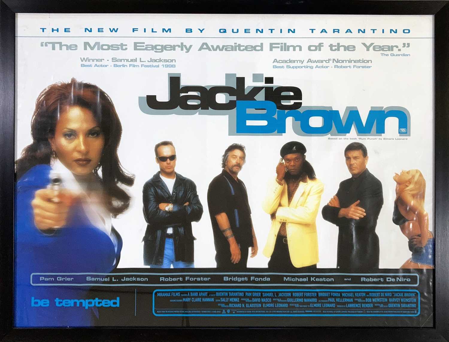 Lot 194 - JACKIE BROWN (1997) UK QUAD POSTER.