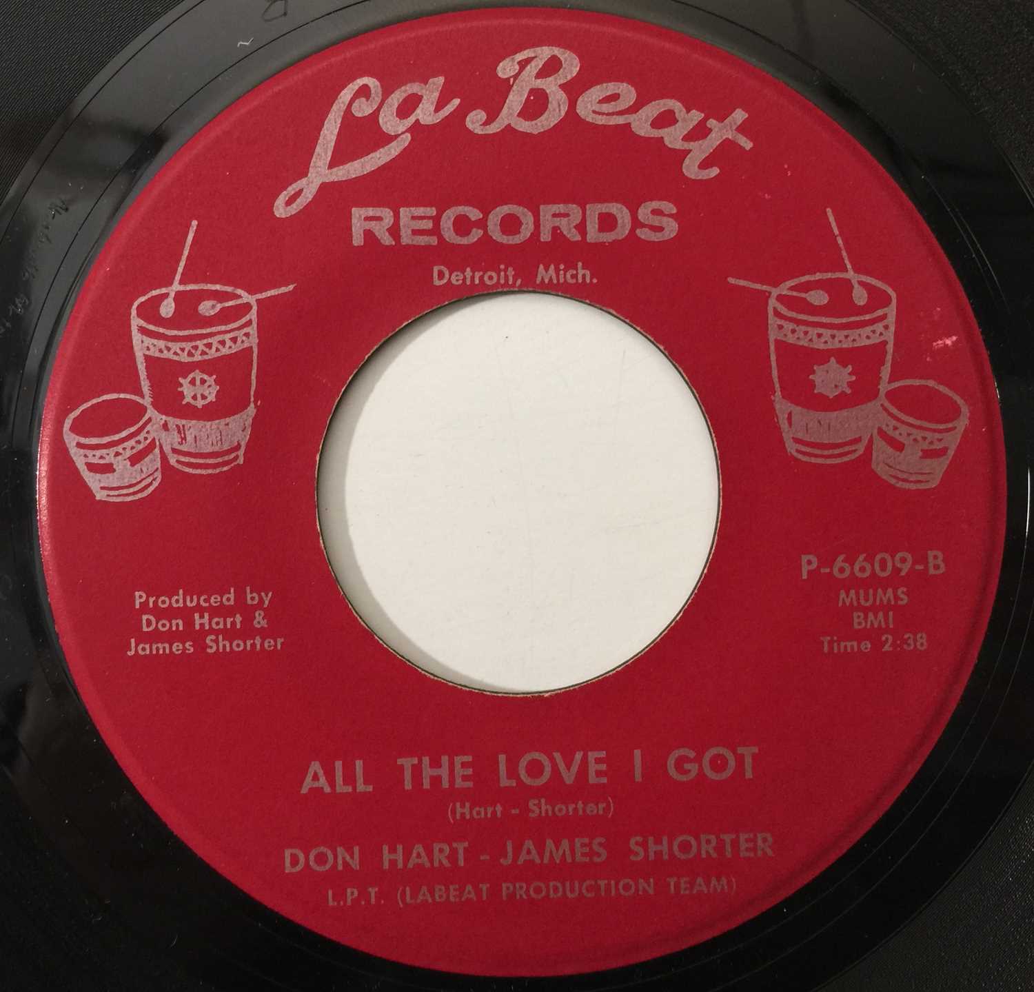 Lot 10 - DON HART - JAMES SHORTER - I SHED A TEAR