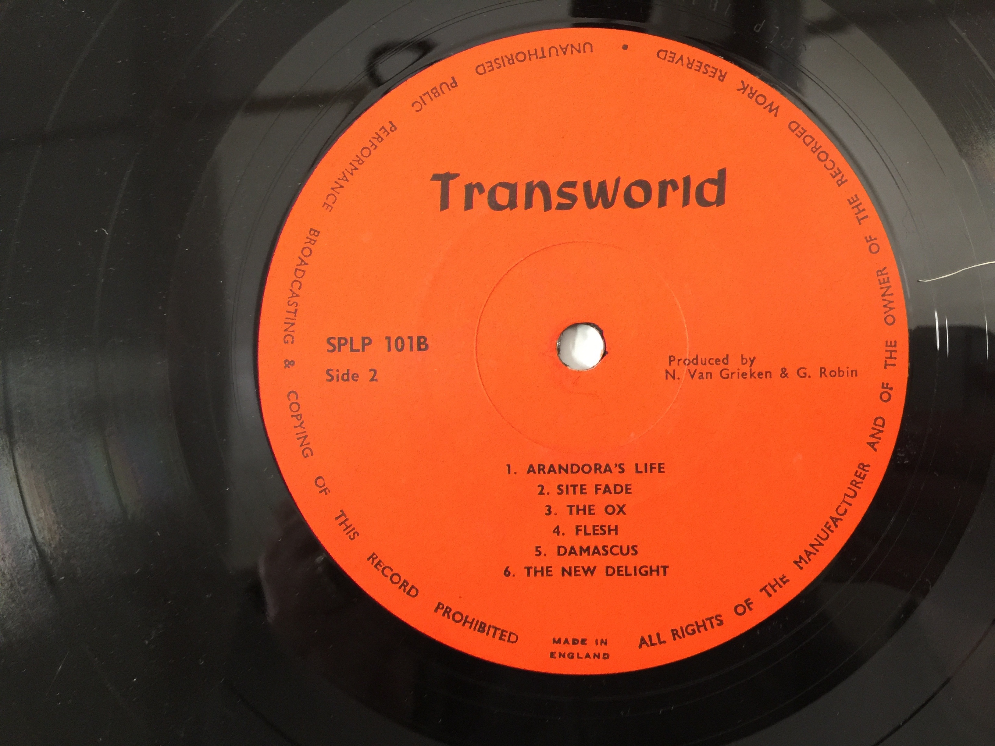 Lot 123 - SAMANTHA PRODUCTIONS VOLUME 1 LP (ORIGINAL