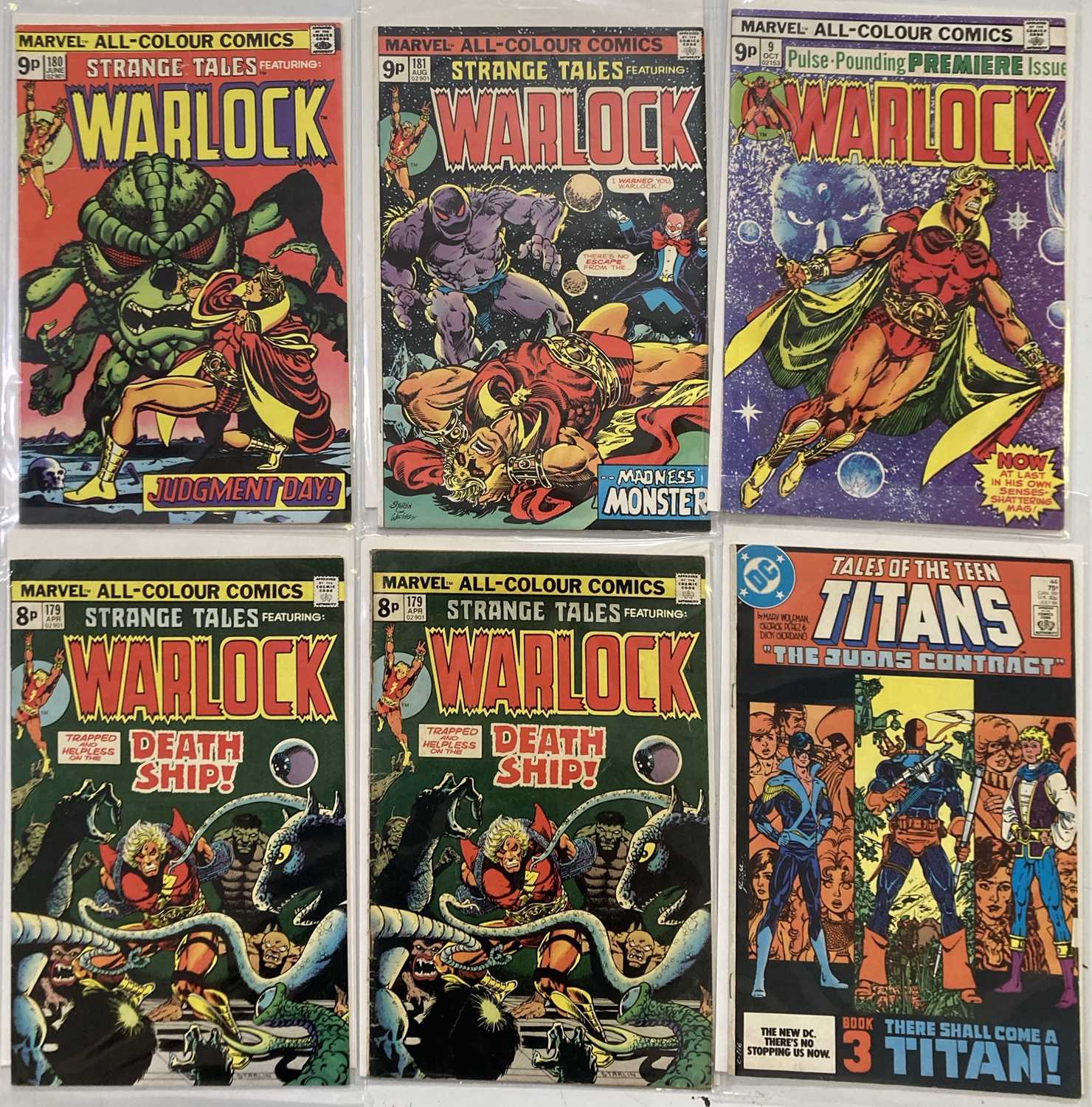 Lot 140 - 37 MARVEL/DC COMICS (WARLOCK, TALES OF THE