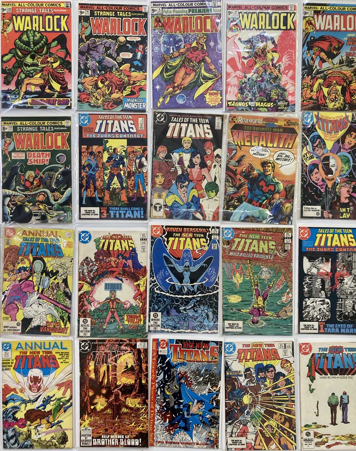 Lot 140 - 37 MARVEL/DC COMICS (WARLOCK, TALES OF THE