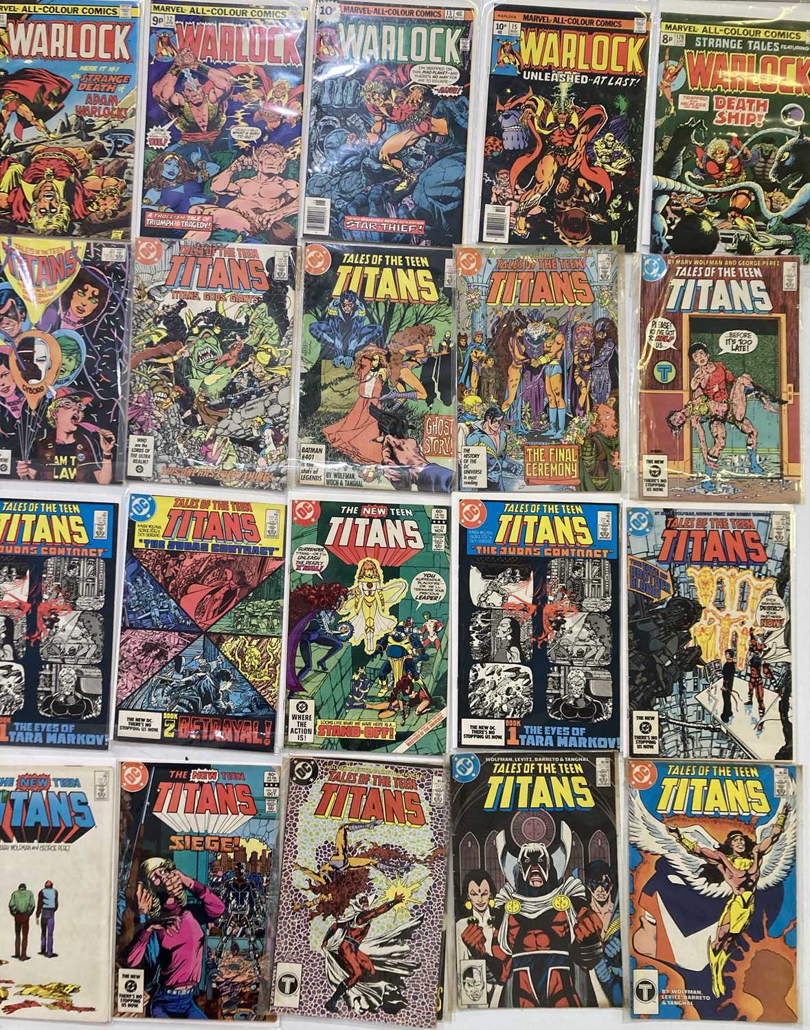 Lot 140 - 37 MARVEL/DC COMICS (WARLOCK, TALES OF THE