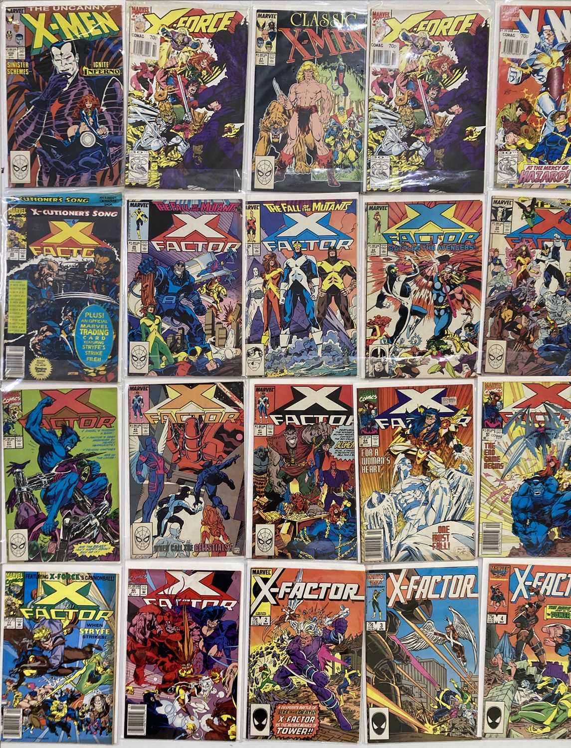 Lot 142 - APPROX 90 MARVEL COMICS (X-MEN/X-FACTOR,