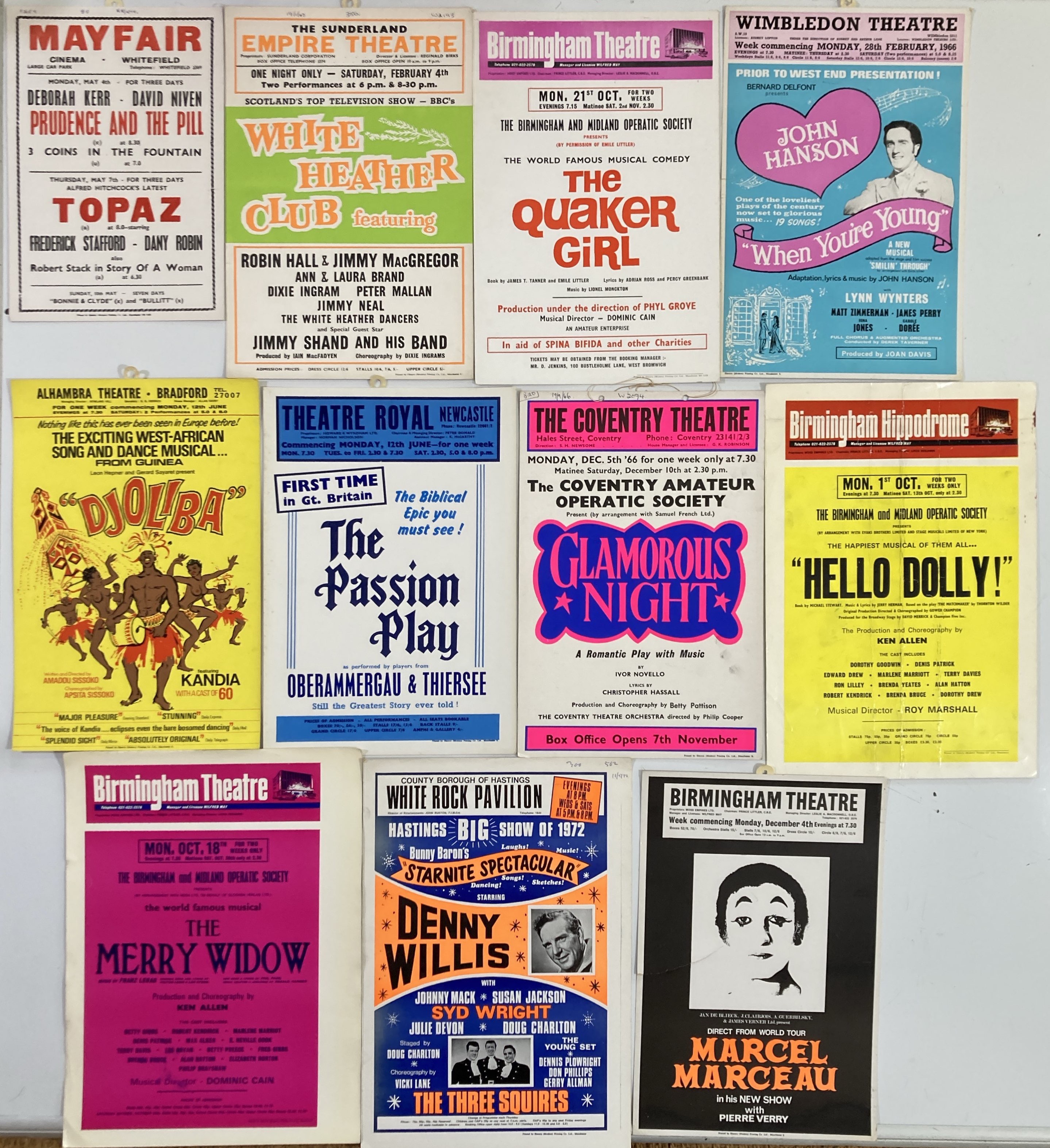 Lot 276 - POSTERS INC VARIETY / THEATRE / MUSIC.