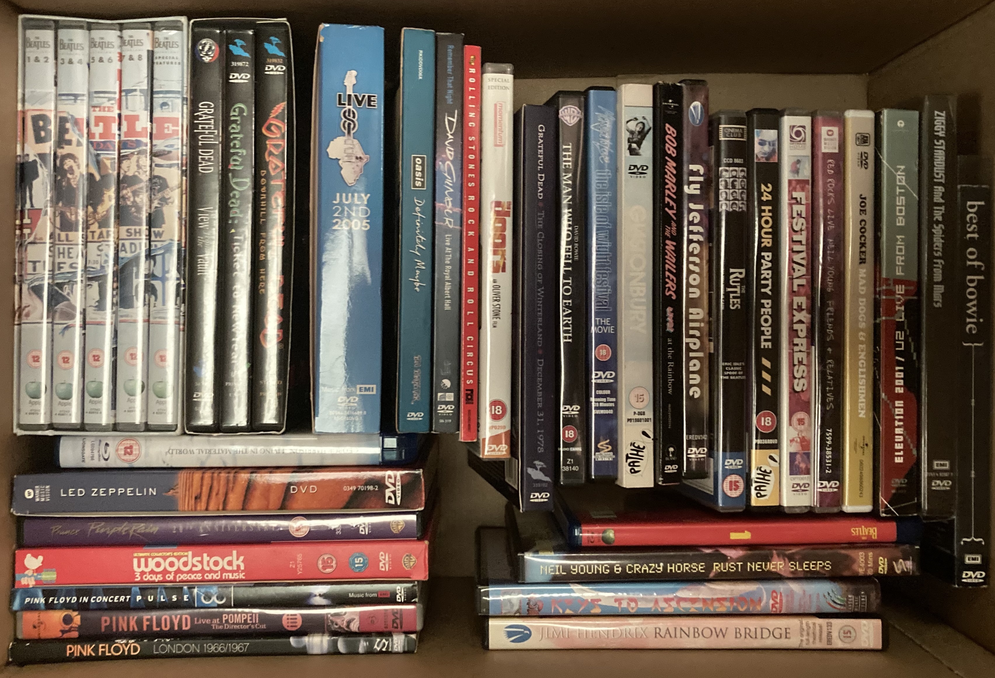 Lot 36 - MUSIC MAGAZINES AND DVDS / VHS