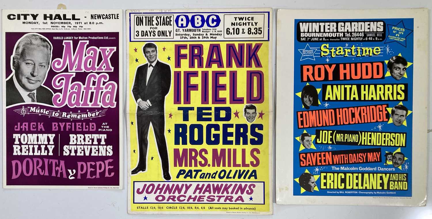 Lot 281 - POSTERS / WINDOW CARDS FOR THEATRE / VARIETY