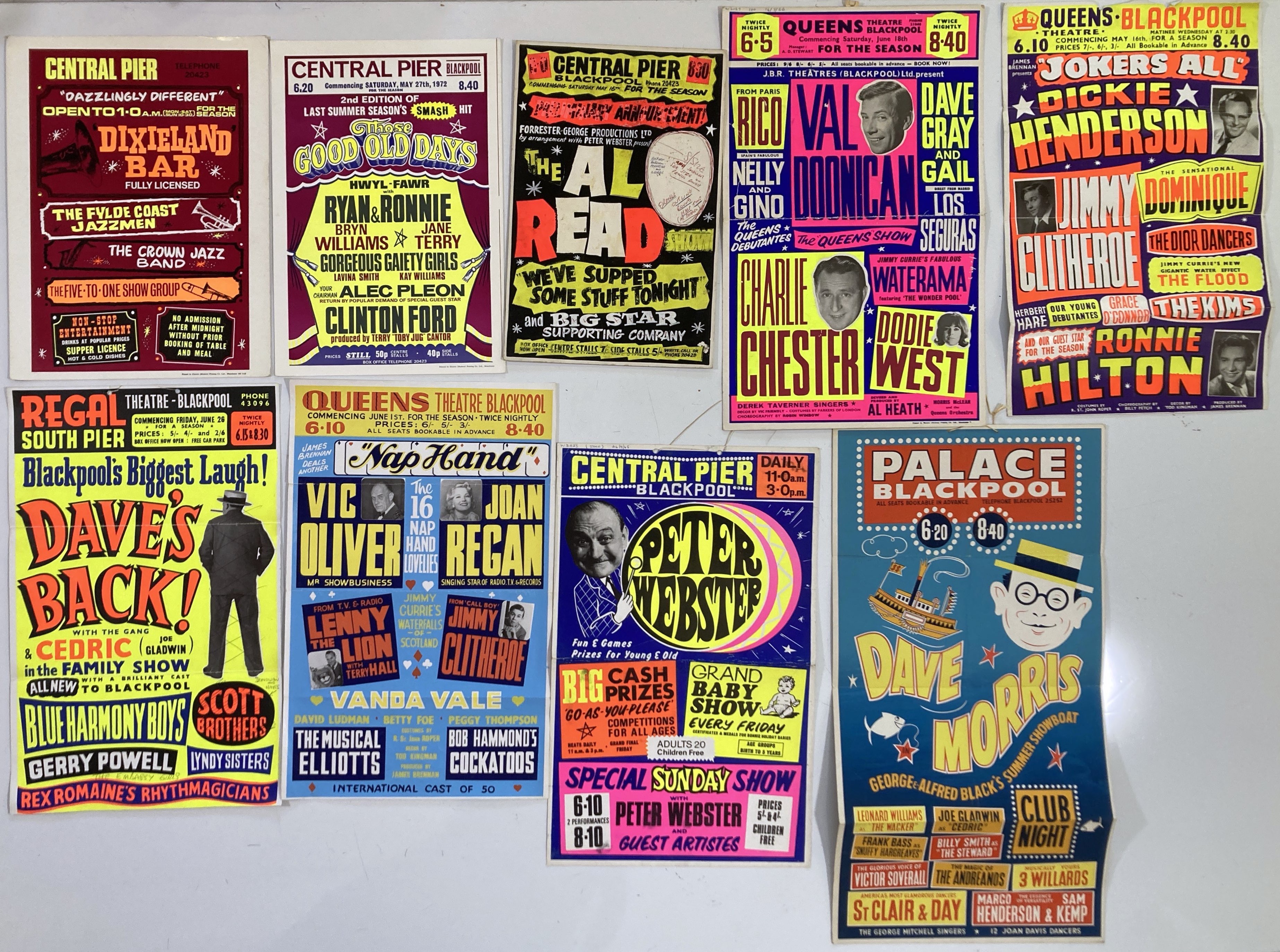 Lot 282 - THEATRE / VARIETY POSTERS AND WINDOW CARDS