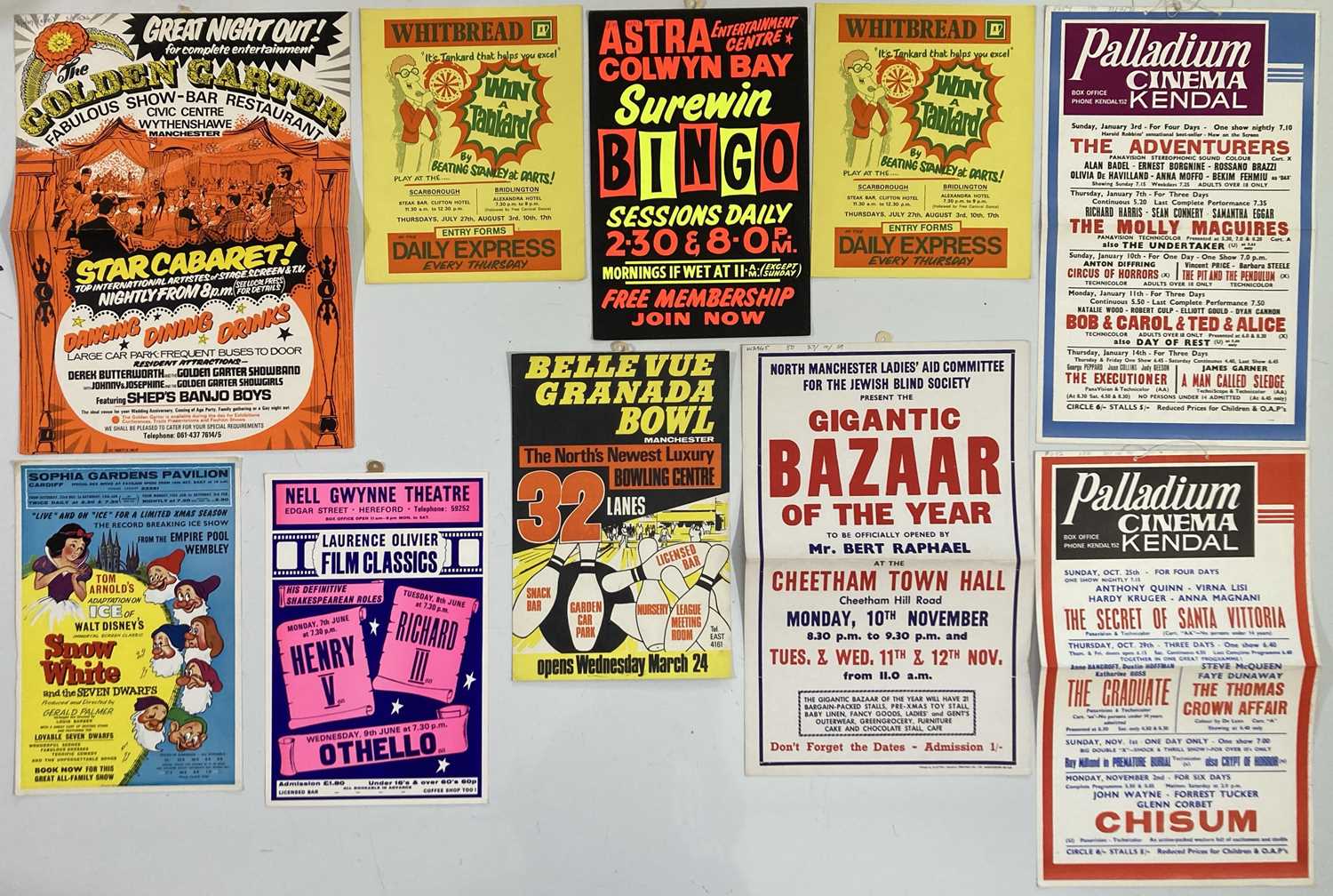 Lot 283 - CINEMA BILLING POSTERS C 20TH C.