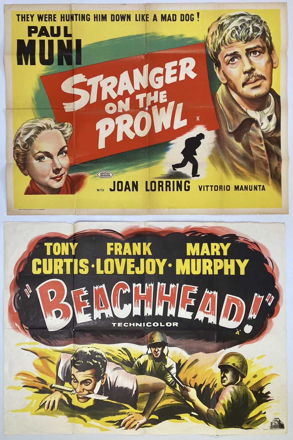 Lot 285 - FILM POSTERS - 1950S TITLES INC 'JOHNNY