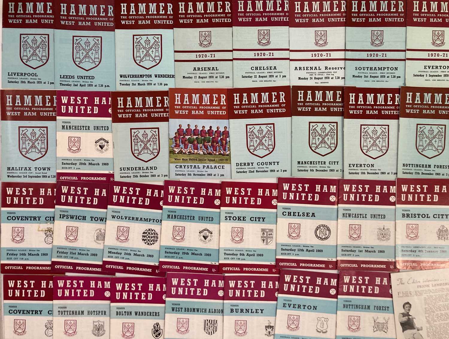 Lot 99 - FOOTBALL MEMORABILIA - PROGRAMME COLLECTION C