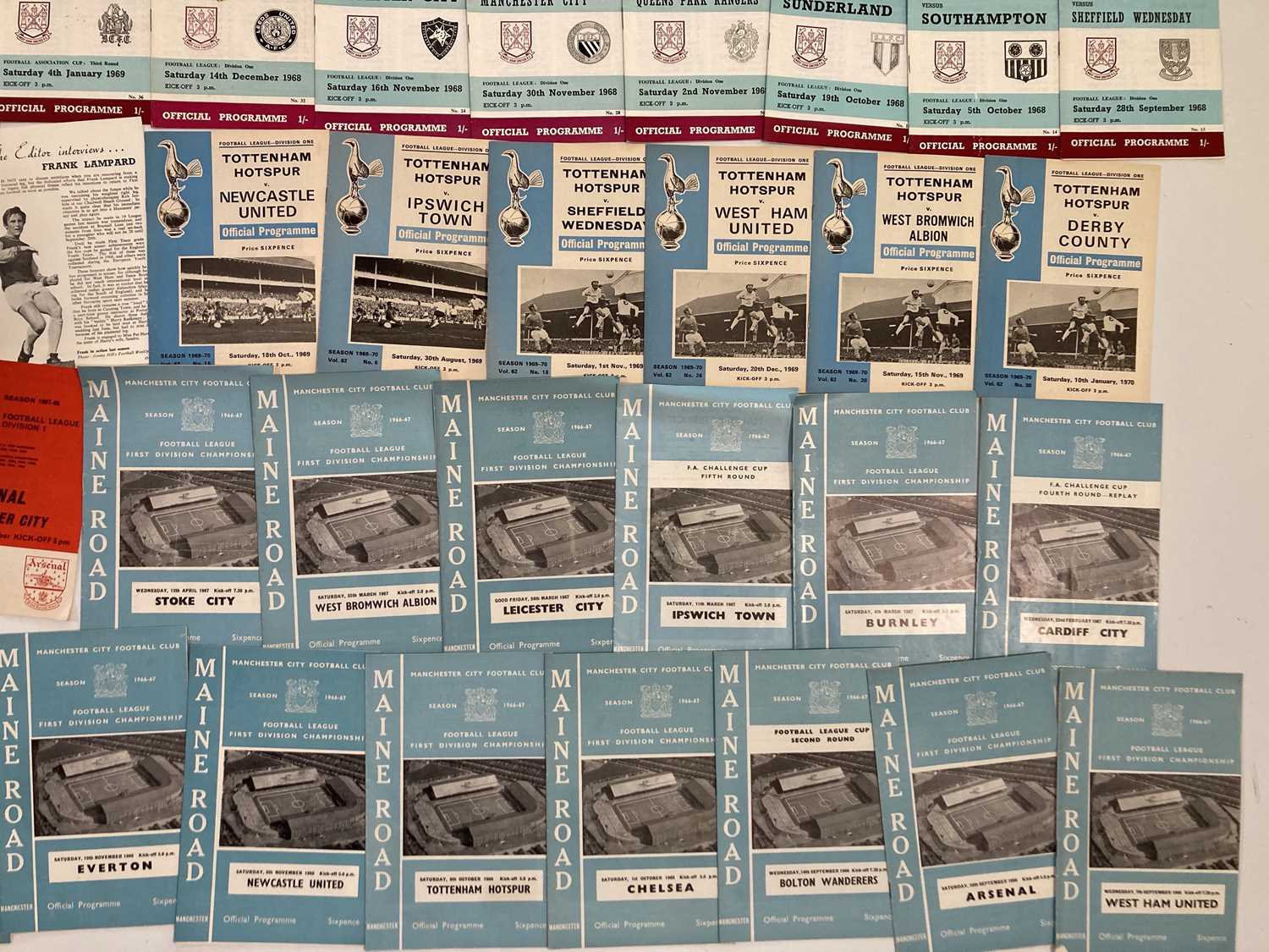 Lot 99 - FOOTBALL MEMORABILIA - PROGRAMME COLLECTION C