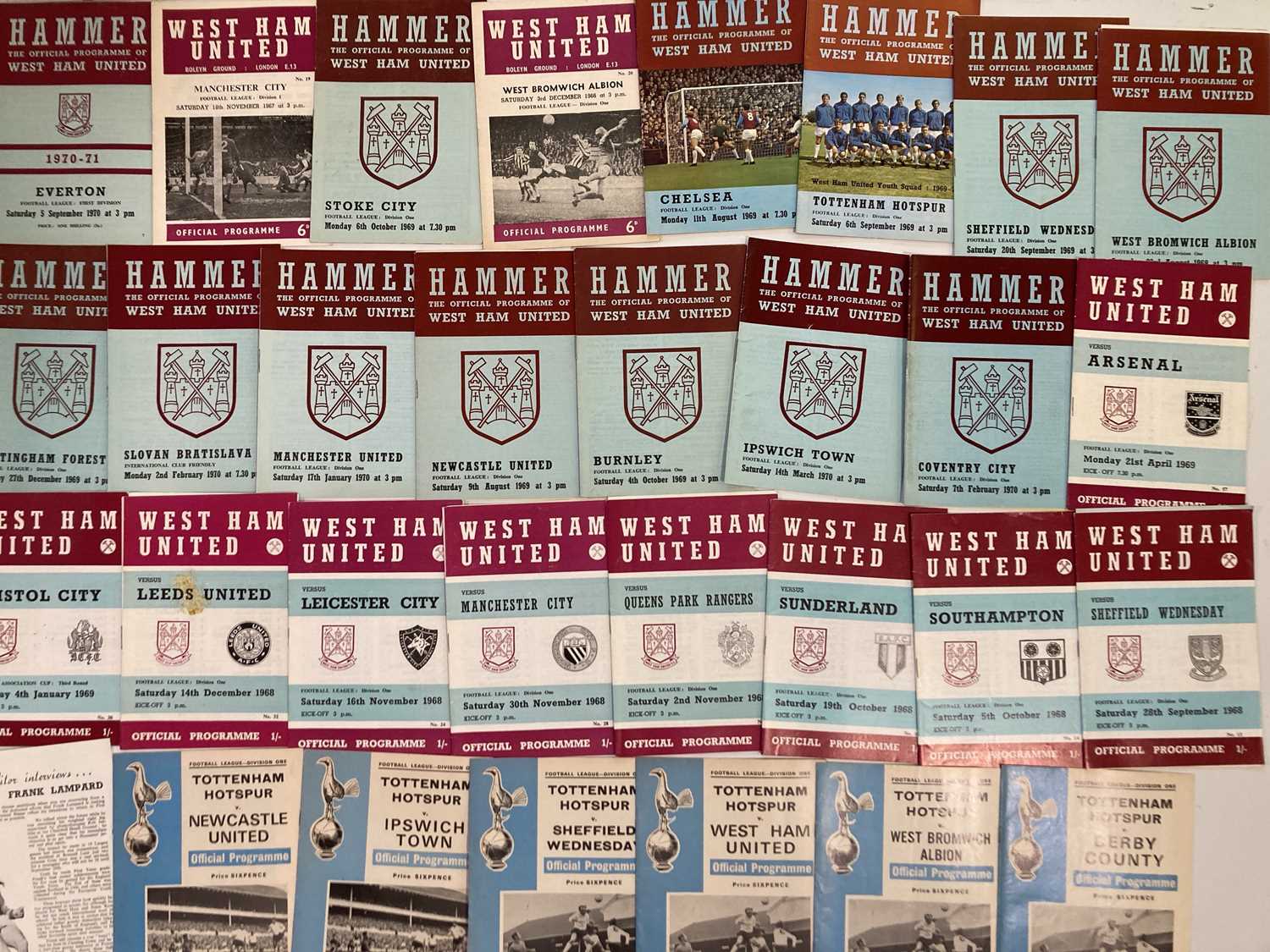 Lot 99 - FOOTBALL MEMORABILIA - PROGRAMME COLLECTION C