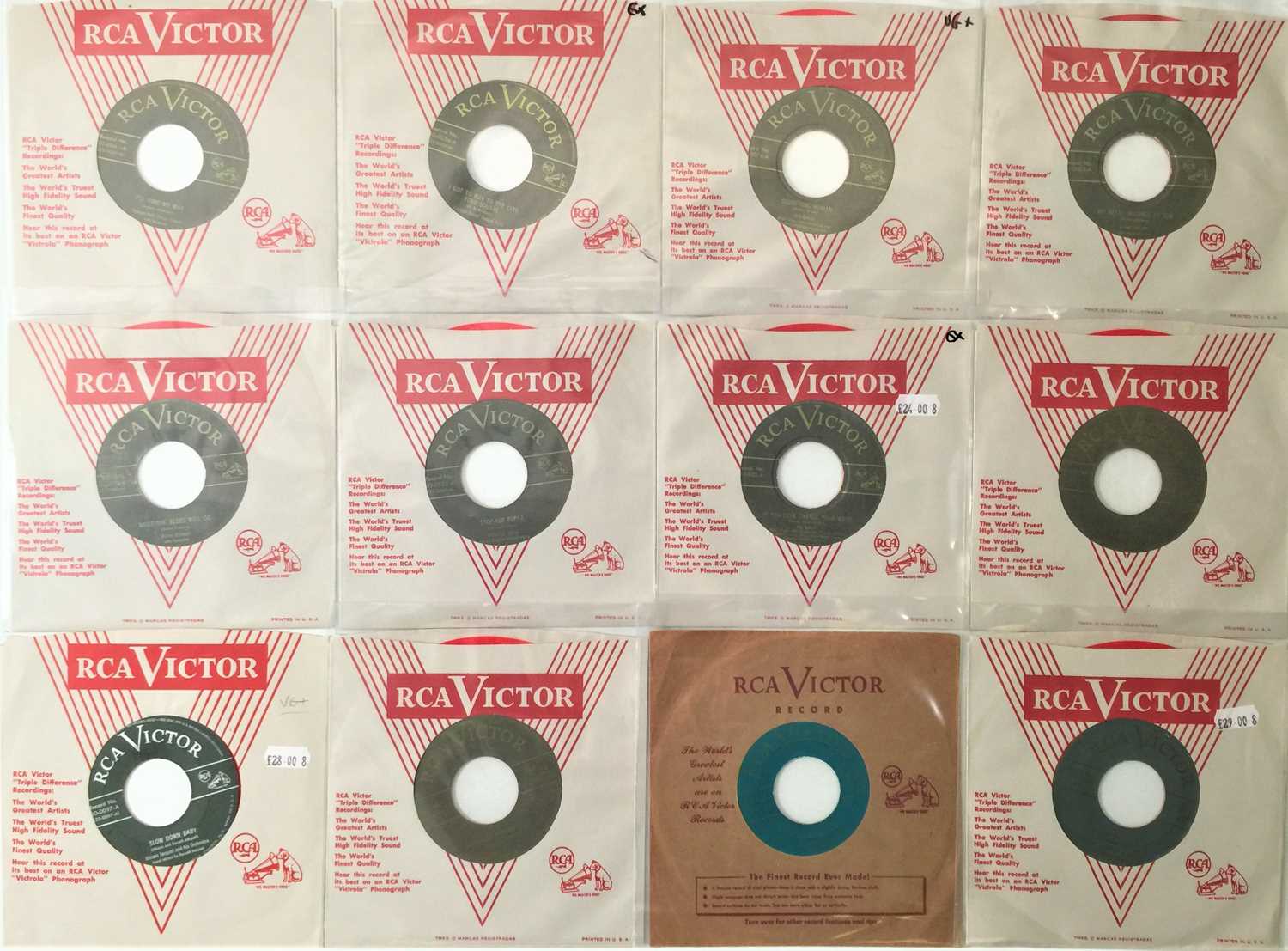 Lot 85 - BLUES - RCA VICTOR 7" RARITIES (MANY RED