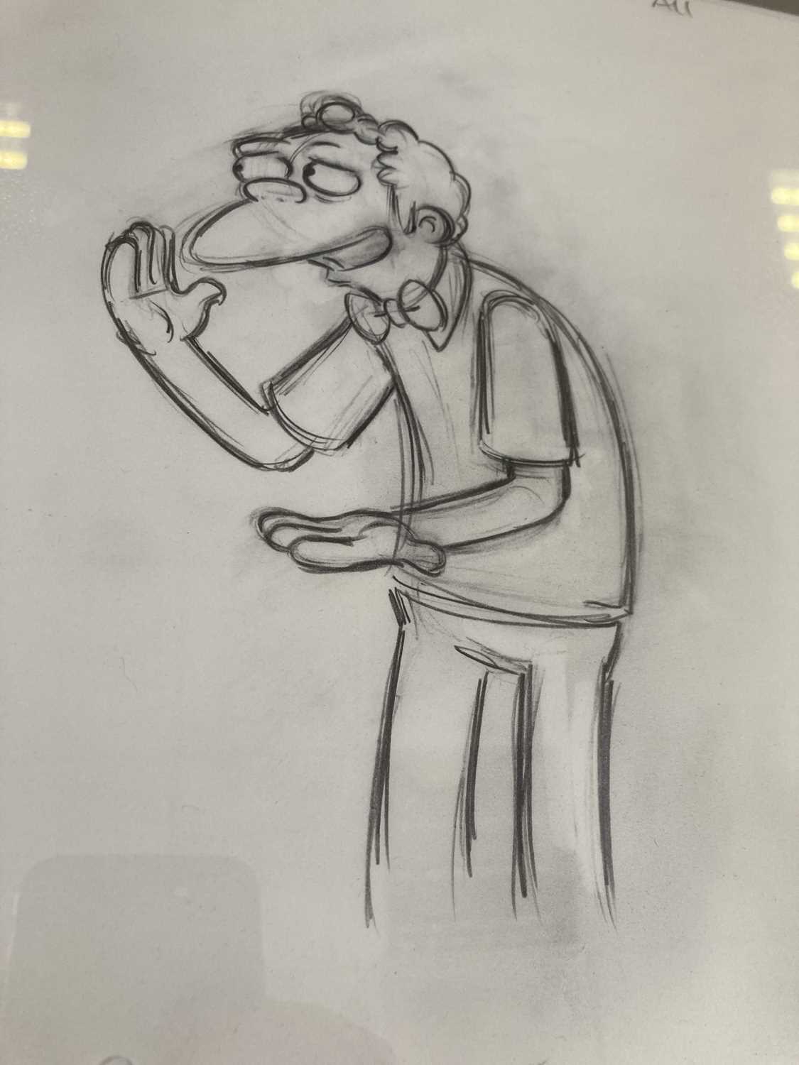 Lot 234 - THE SIMPSONS - ORIGINAL ANIMATION DRAWING