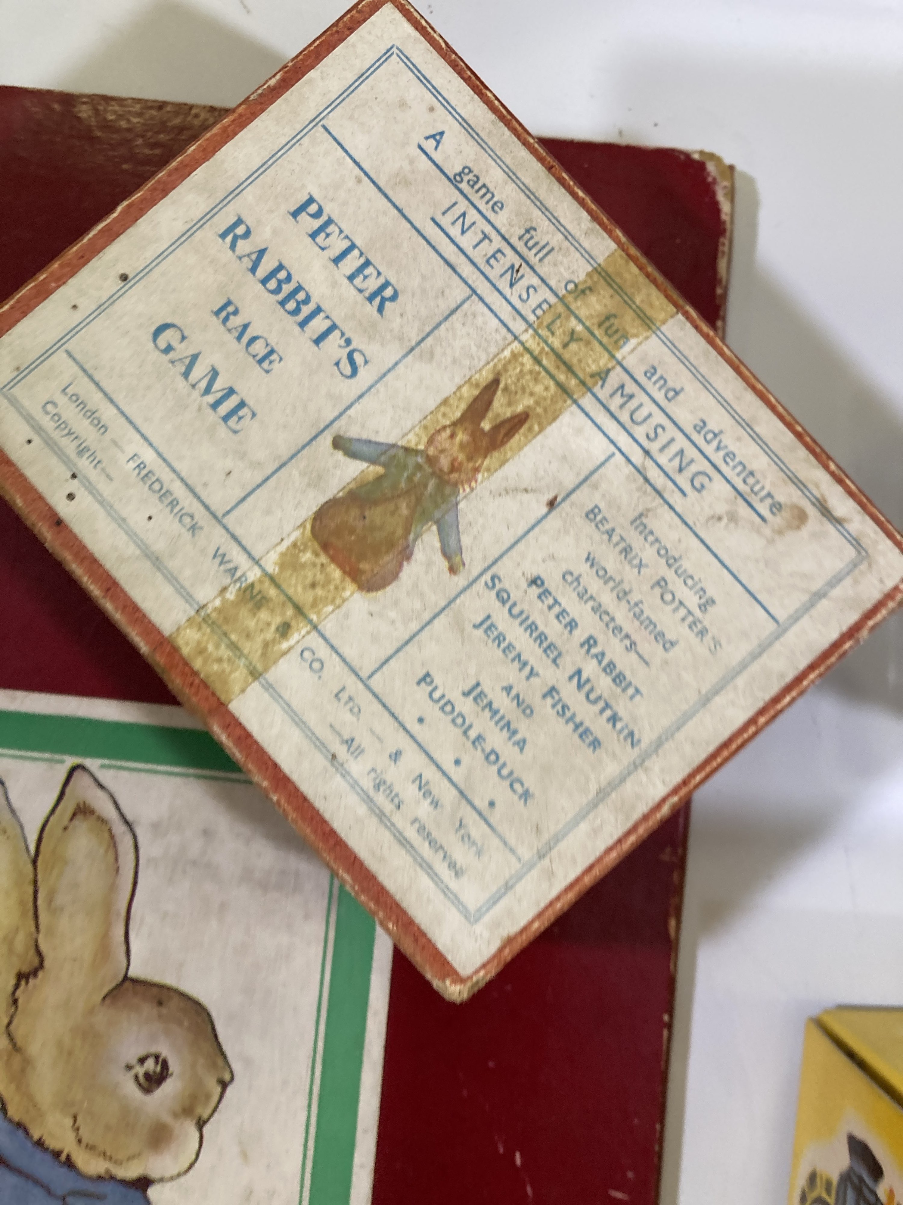 Lot 82 - TOYS AND GAMES INC 1930S PETER RABBIT.