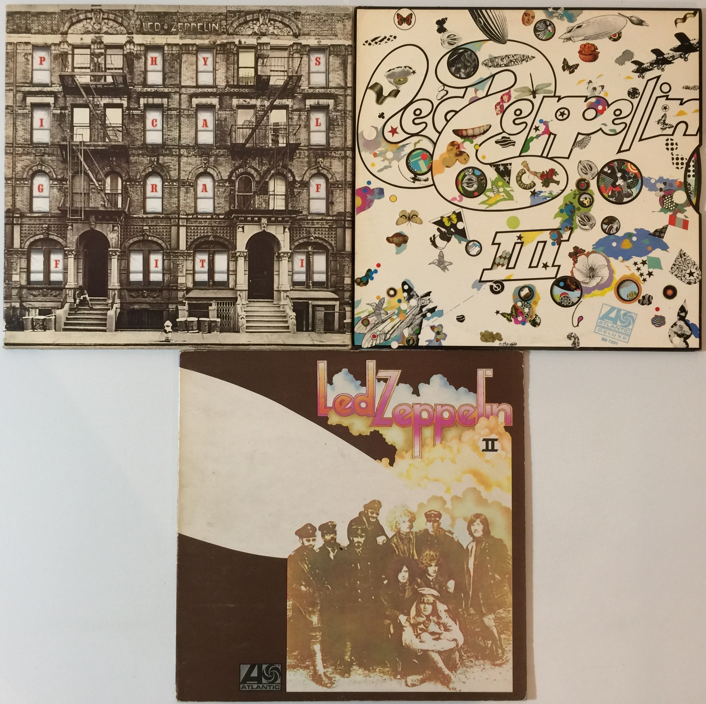 Lot 703 - LED ZEPPELIN - LPs (UK 'PLUM ATLANTIC'