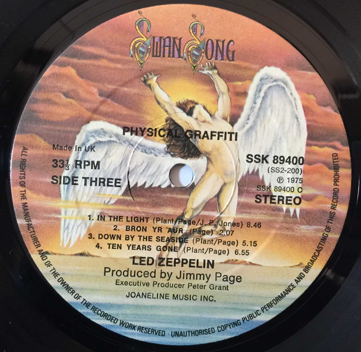 Lot 703 - LED ZEPPELIN - LPs (UK 'PLUM ATLANTIC'