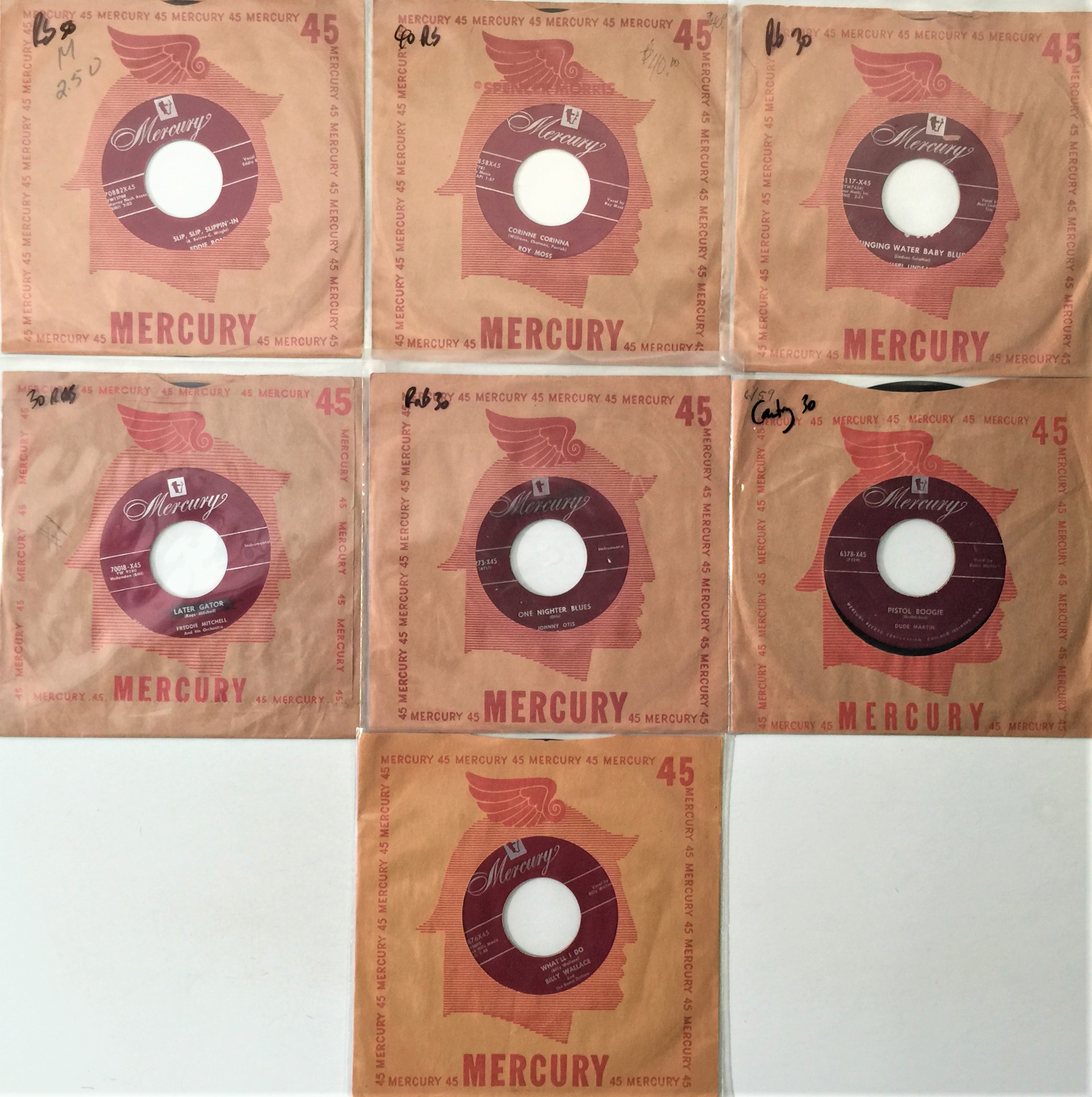 Lot 29 - MERCURY RED LABEL - 7" ROCKABILLY/ COUNTRY/