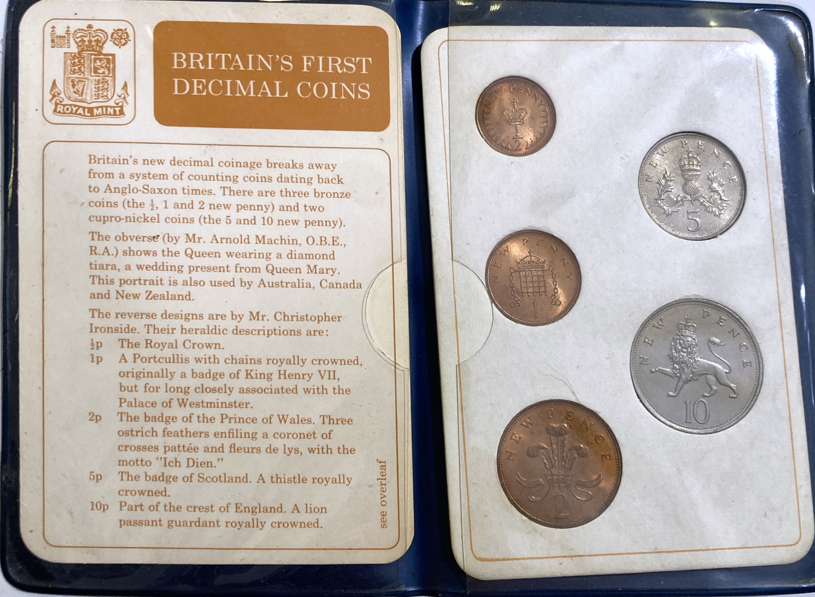 Lot 22 - COINS - PROOF SETS OF COINS.