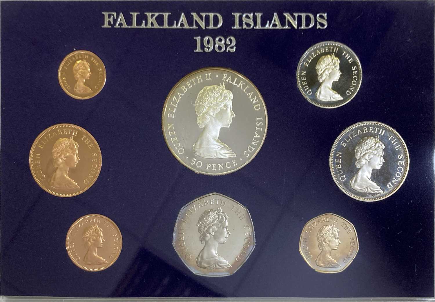 Lot 22 - COINS - PROOF SETS OF COINS.