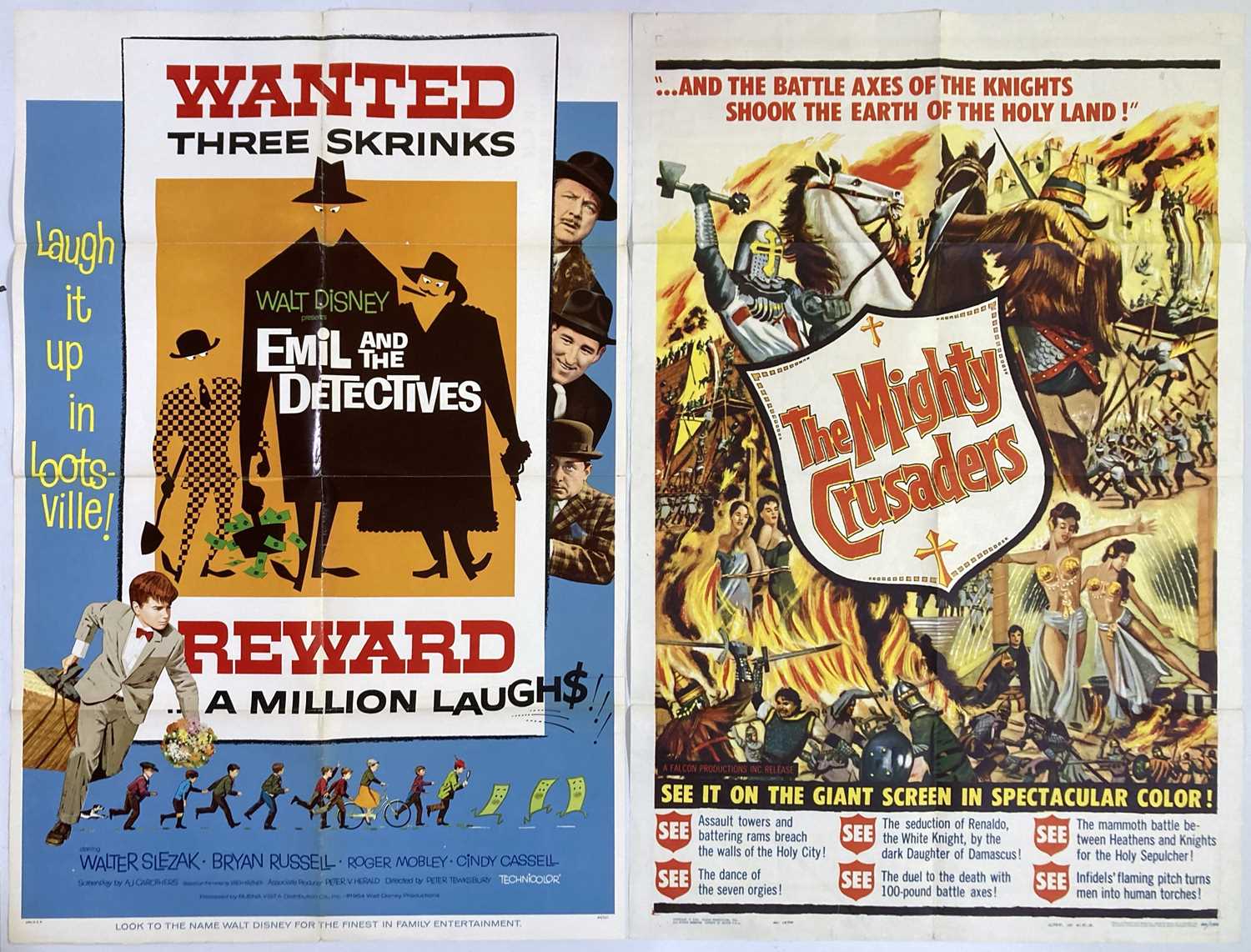 Lot 303 - 1950S/1960S TITLES - US ONE SHEET POSTERS.