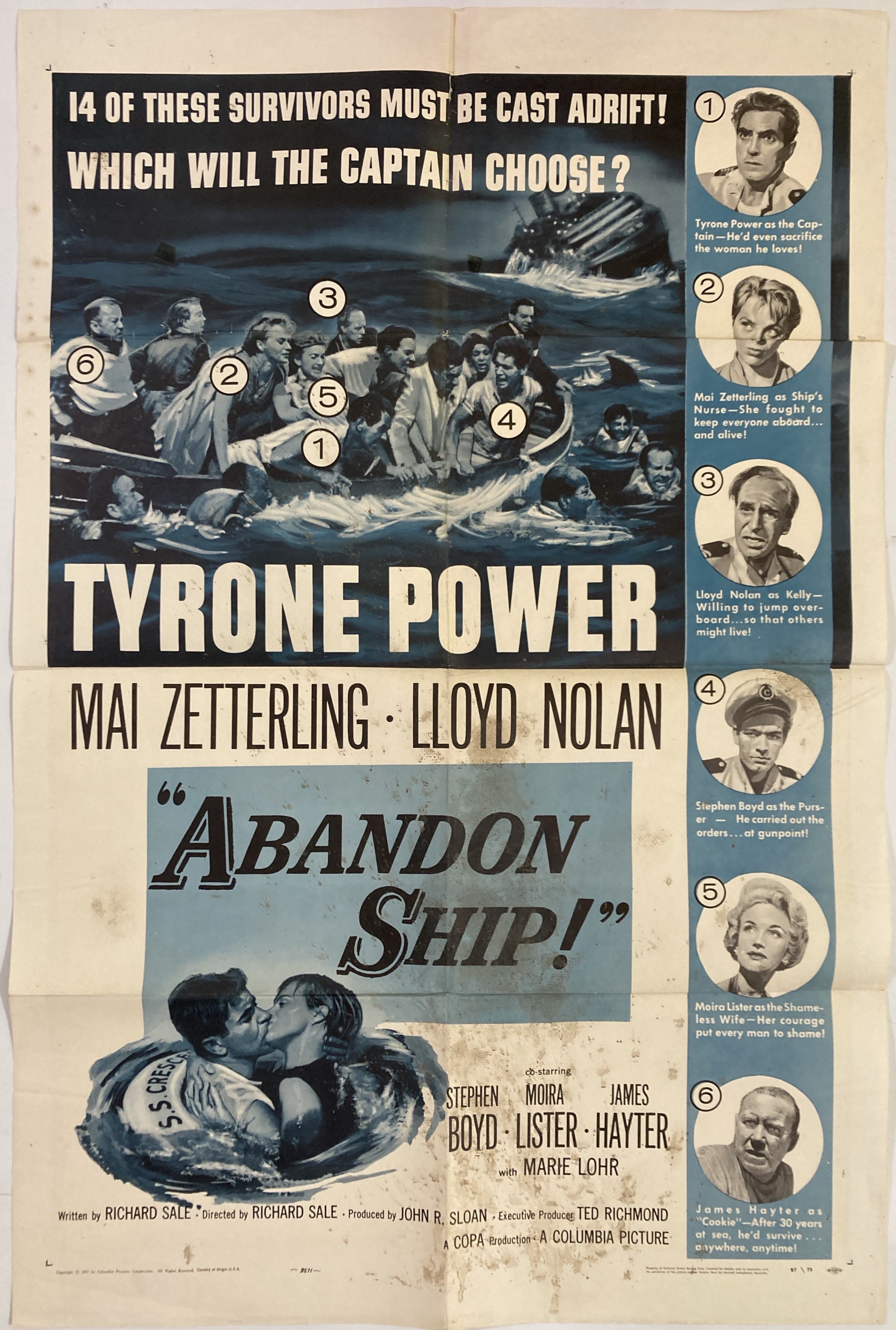 Lot 303 - 1950S/1960S TITLES - US ONE SHEET POSTERS.