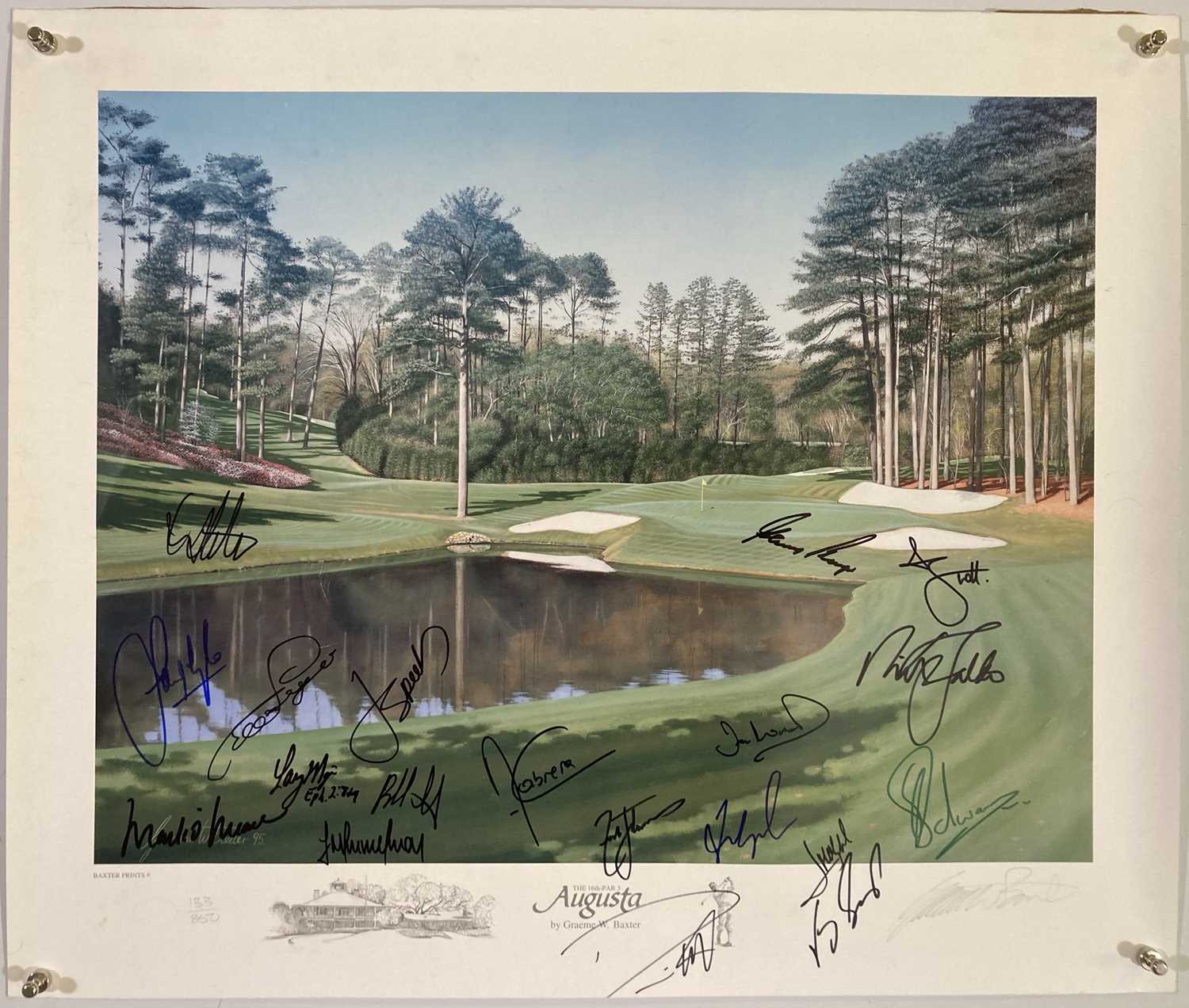 Lot 194 - GOLF MEMORABILIA - LIMITED EDITION PRINT
