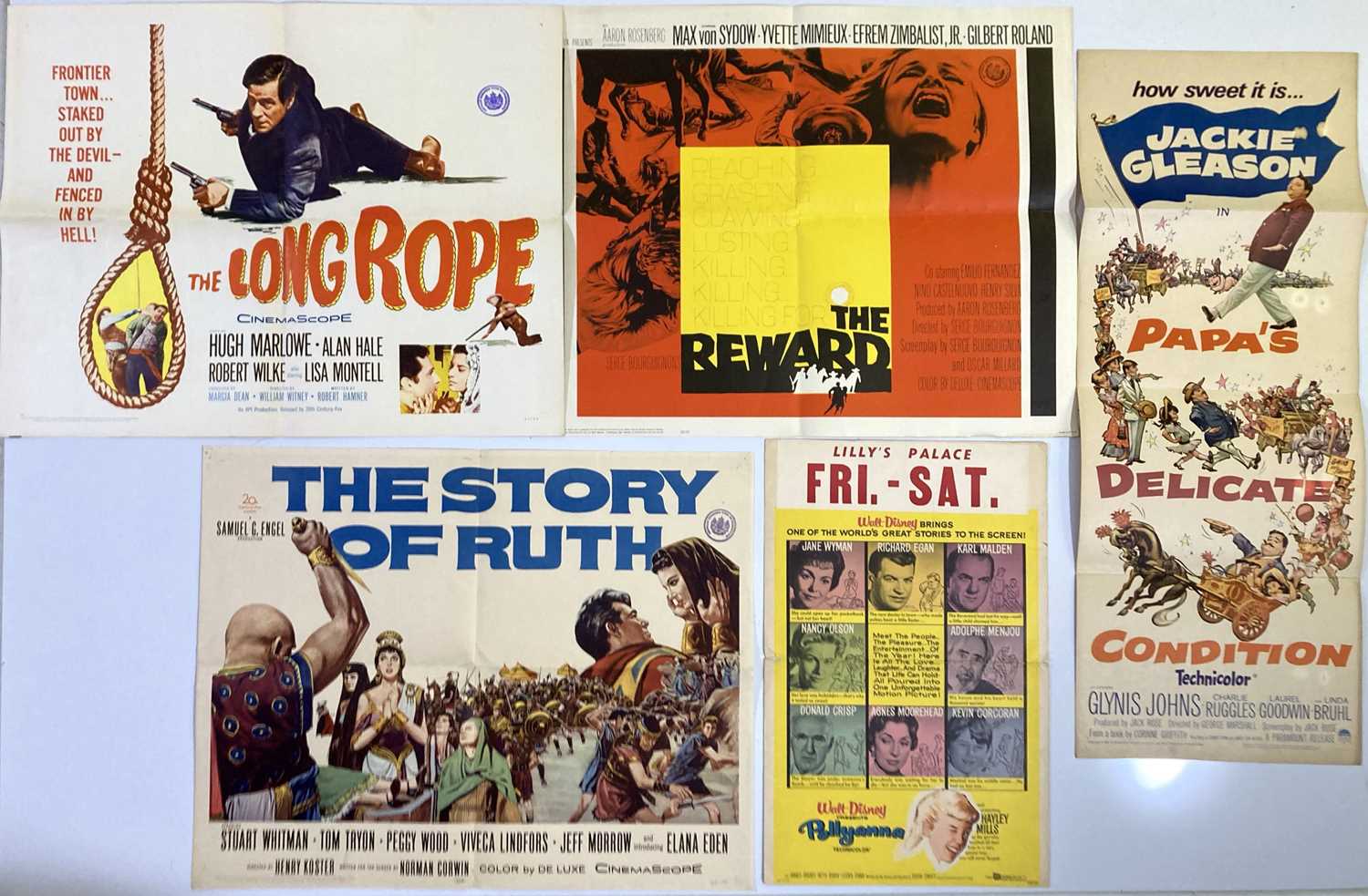 Lot 1940317 - CINEMA POSTERS - US HALF SHEETS - 1960S
