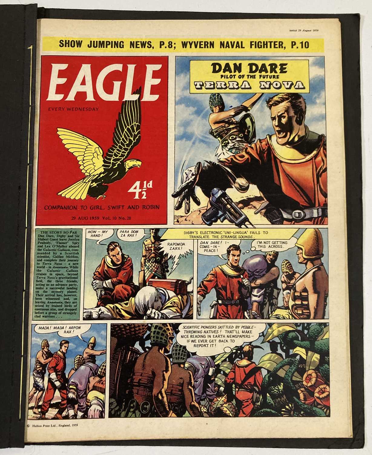 Lot 90 - THE EAGLE - RUN OF DAN DARE COMICS IN