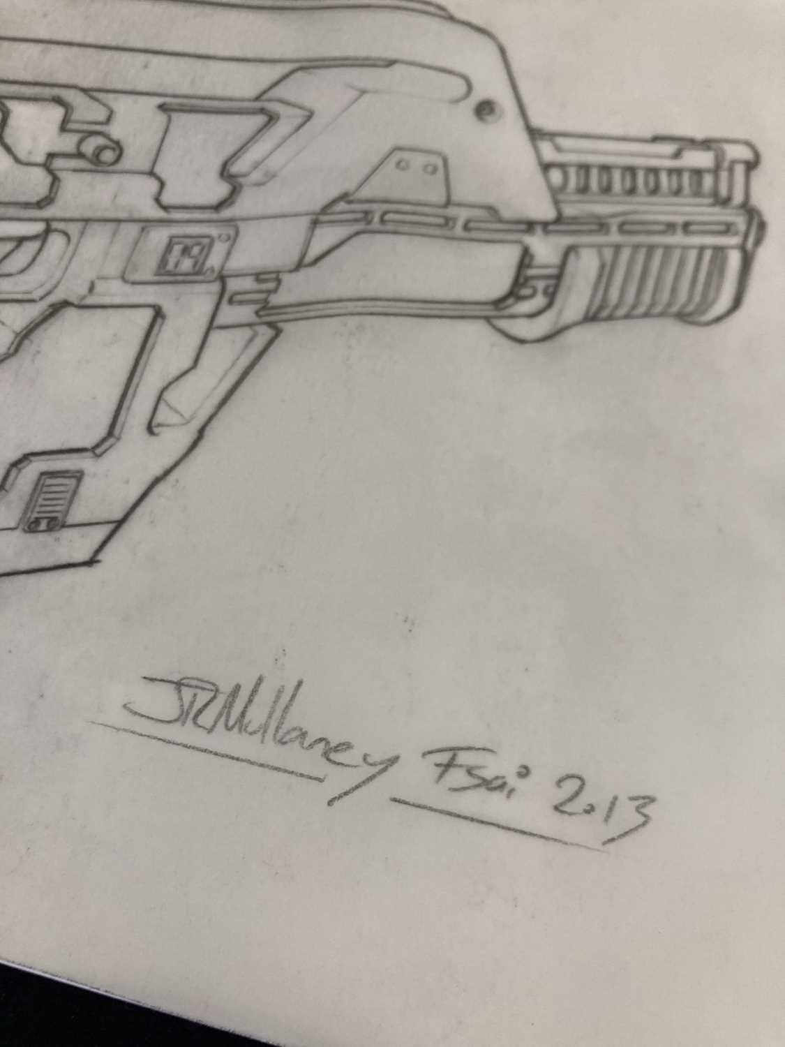 Lot 201 - JOHN R. MULLANEY - ORIGINAL ARTWORK - ALIENS,