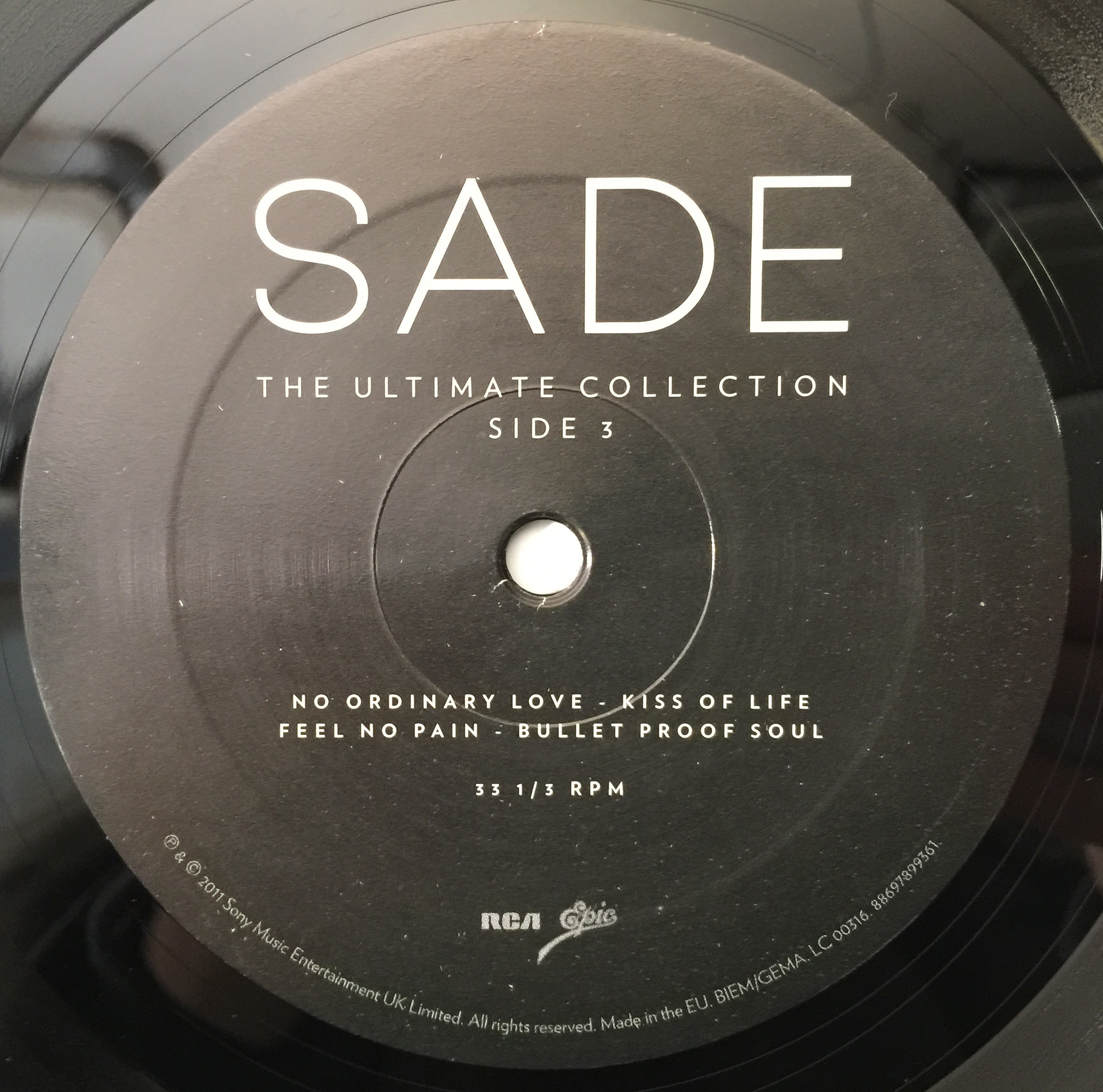 Lot 104 - SADE - THE ULTIMATE COLLECTION (TRIPLE LP